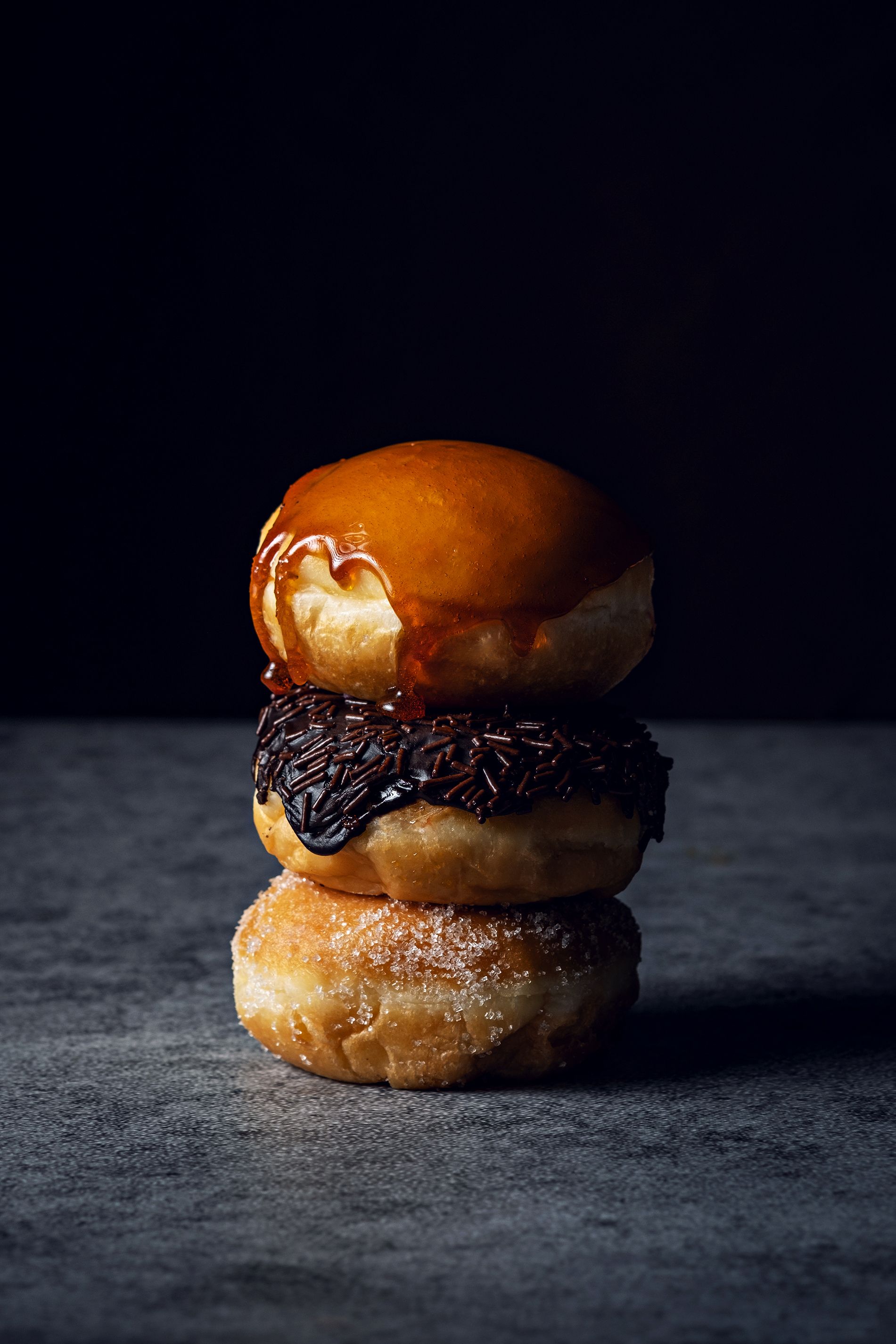 A Stack of Doughnuts · Free Stock Photo