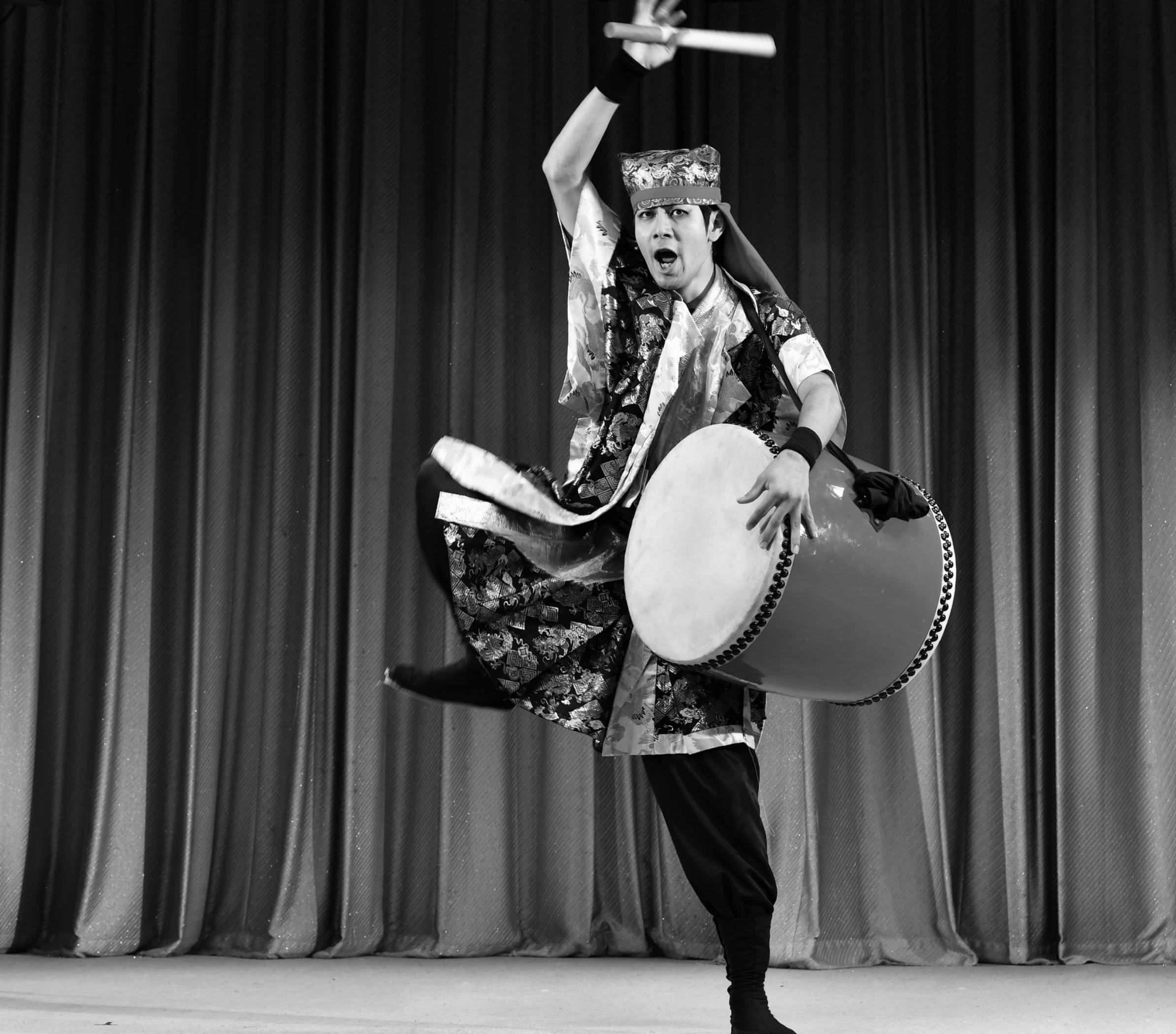 Traditional Drummer Performing on Stage · Free Stock Photo