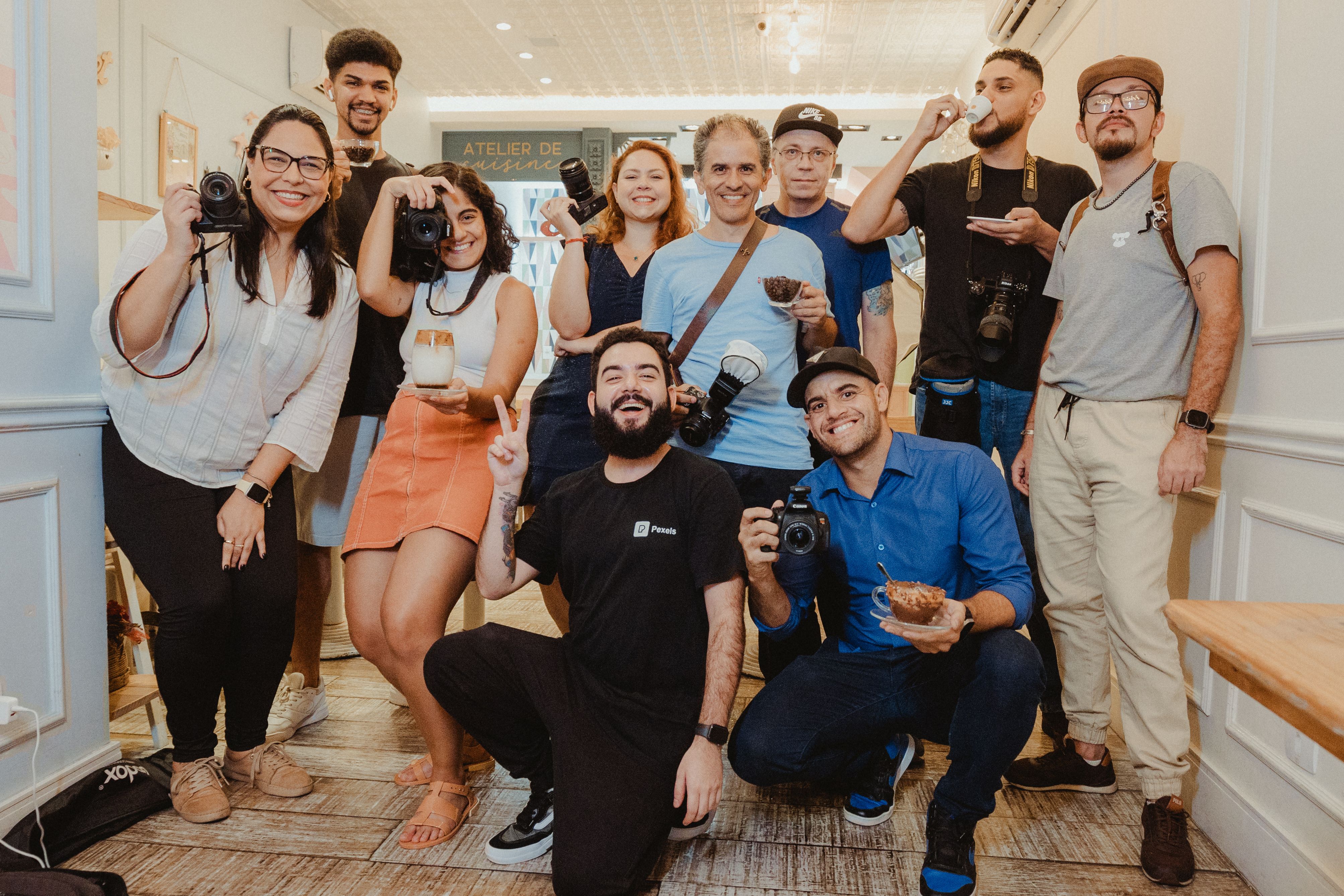 Smiling Friends in House · Free Stock Photo