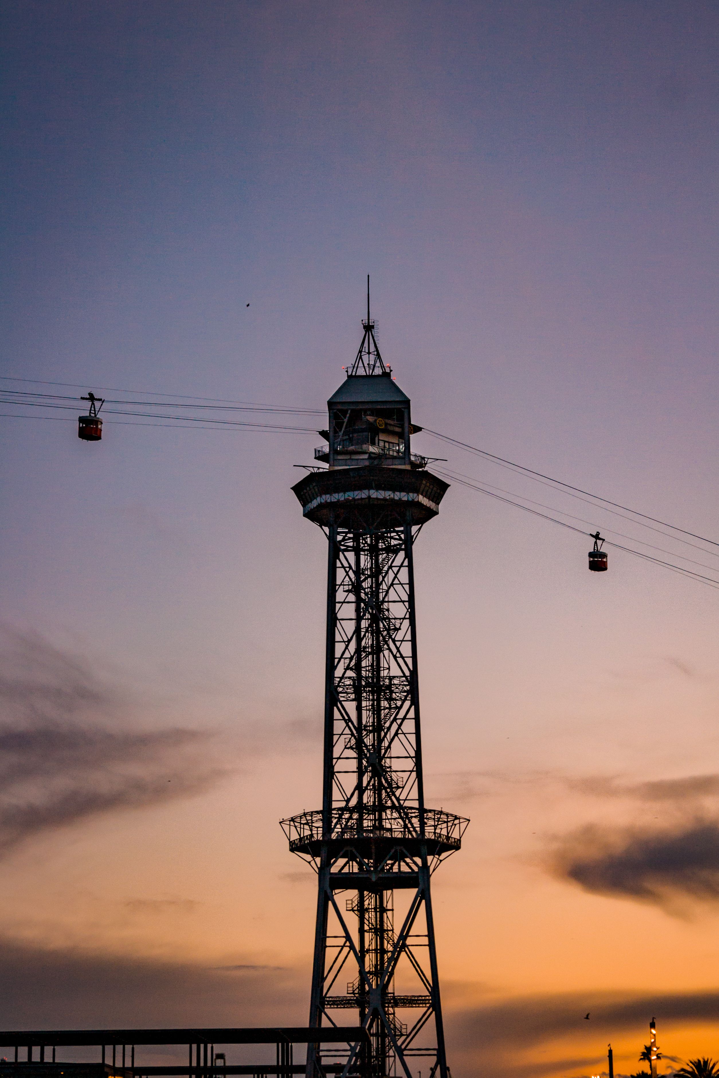 Port Cable Car Tower in Barcelona in Spain · Free Stock Photo