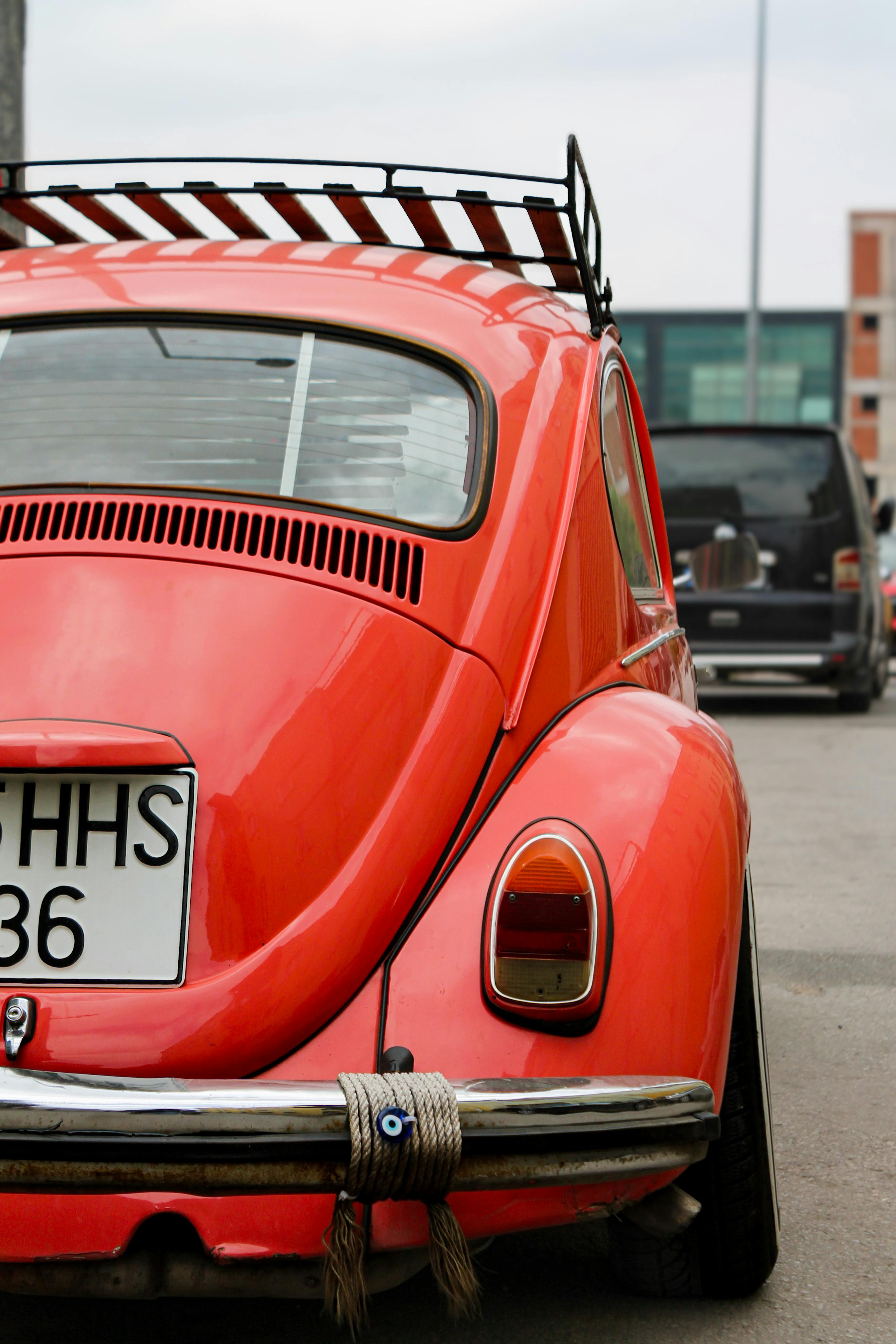 Back of a Volkswagen Beetle · Free Stock Photo