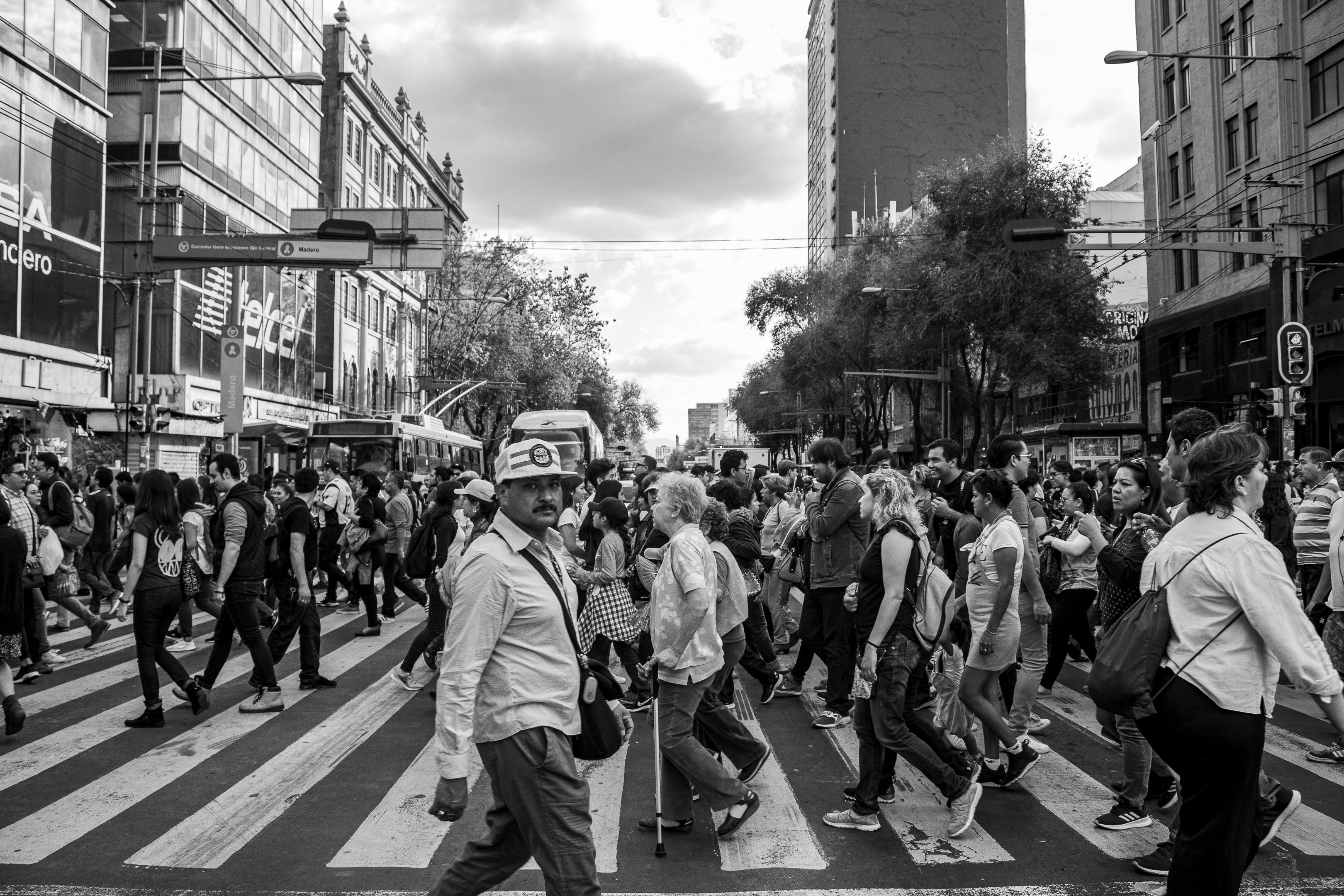Pedestrians on Crosswalk · Free Stock Photo