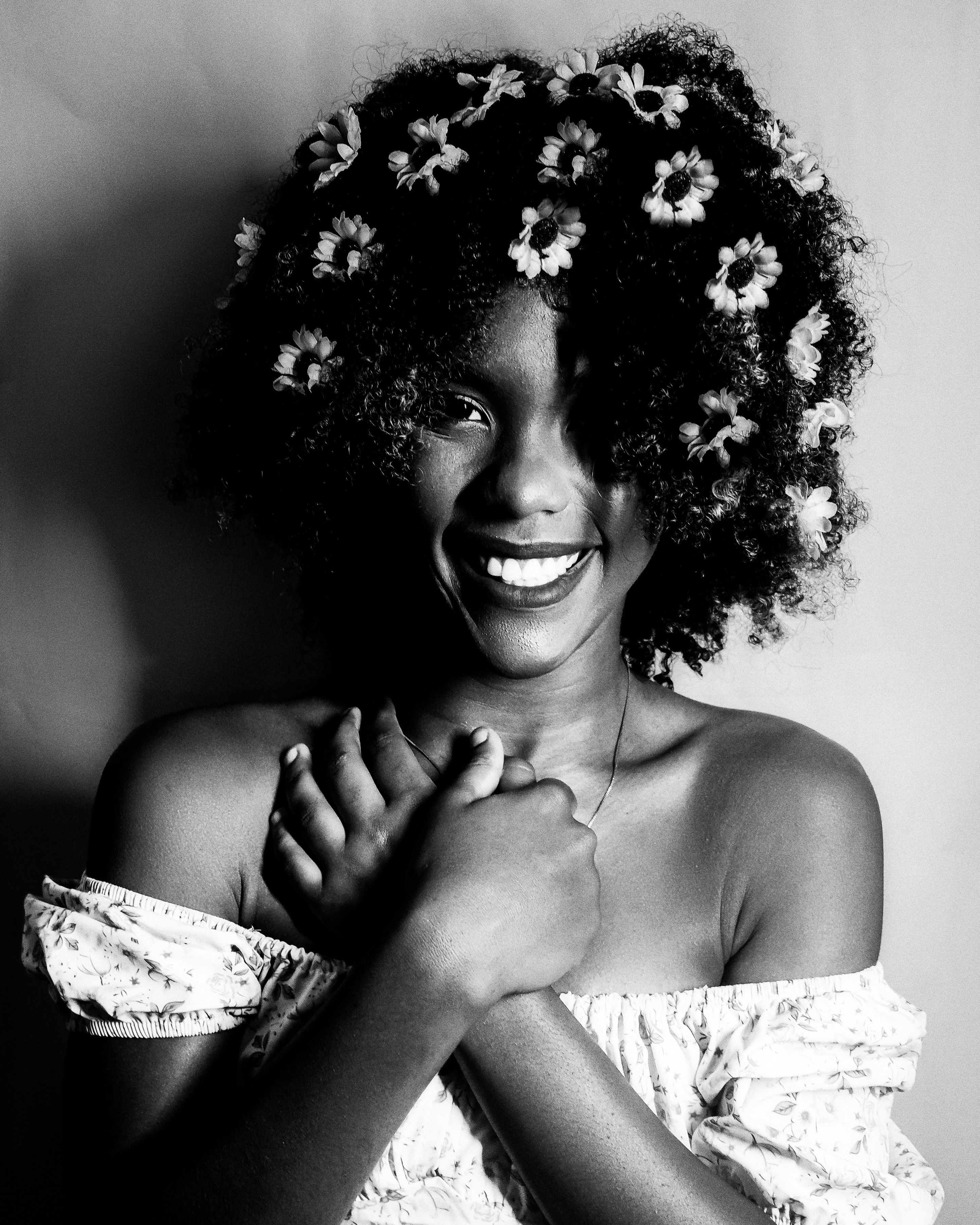 Portrait of a Woman Smiling · Free Stock Photo