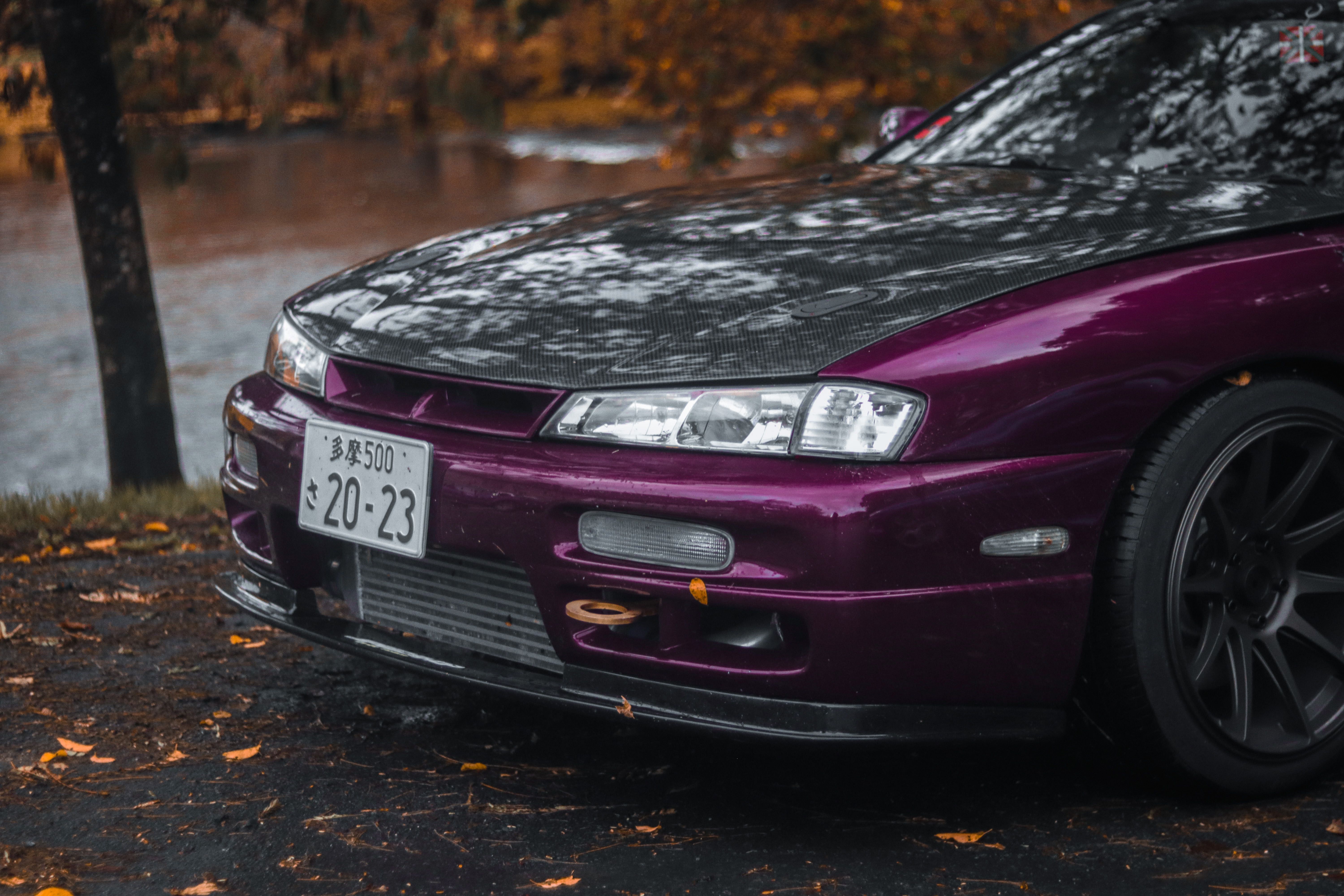 Purple Nissan Silvia · Free Stock Photo