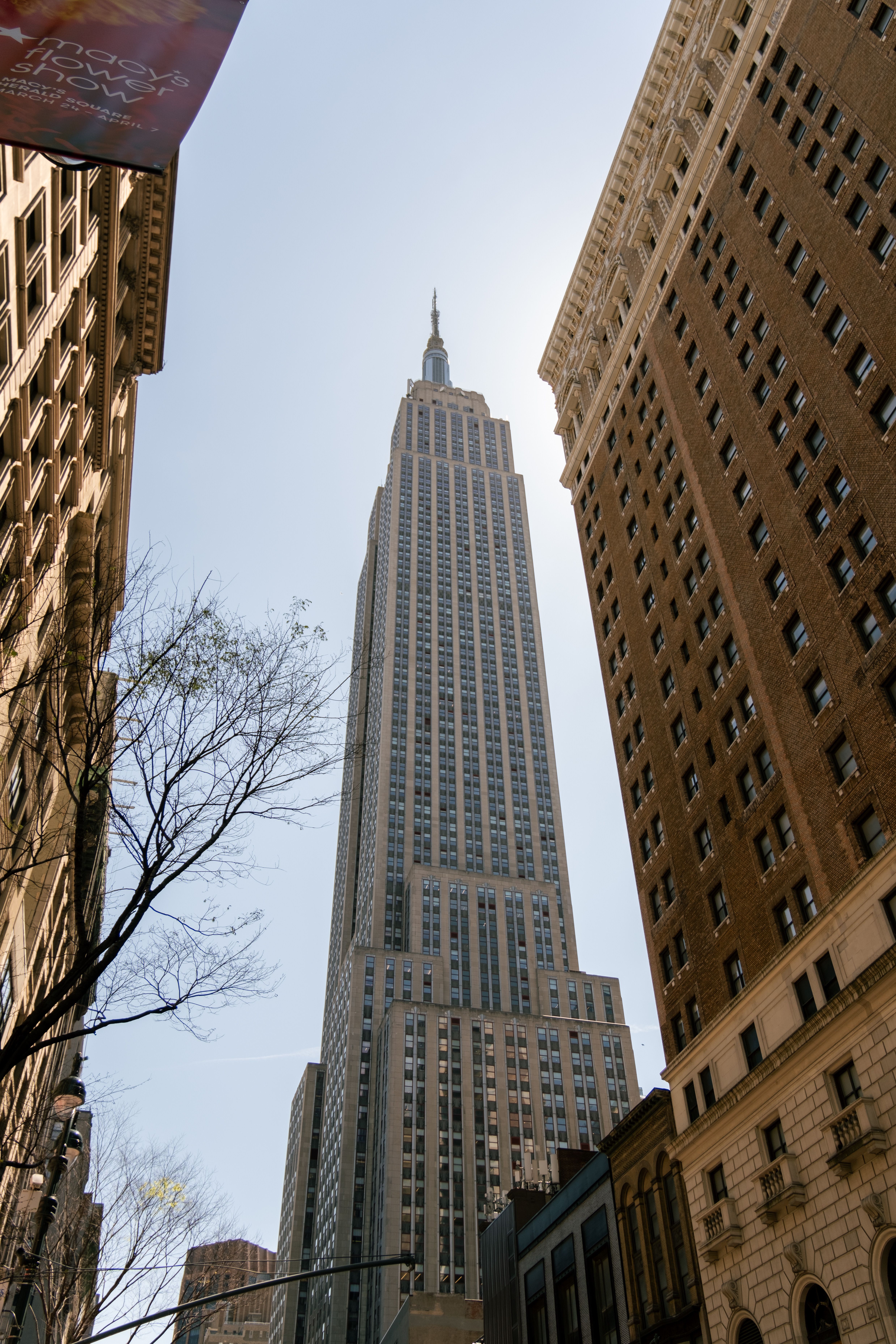 Empire State Building from the Street Perspective · Free Stock Photo
