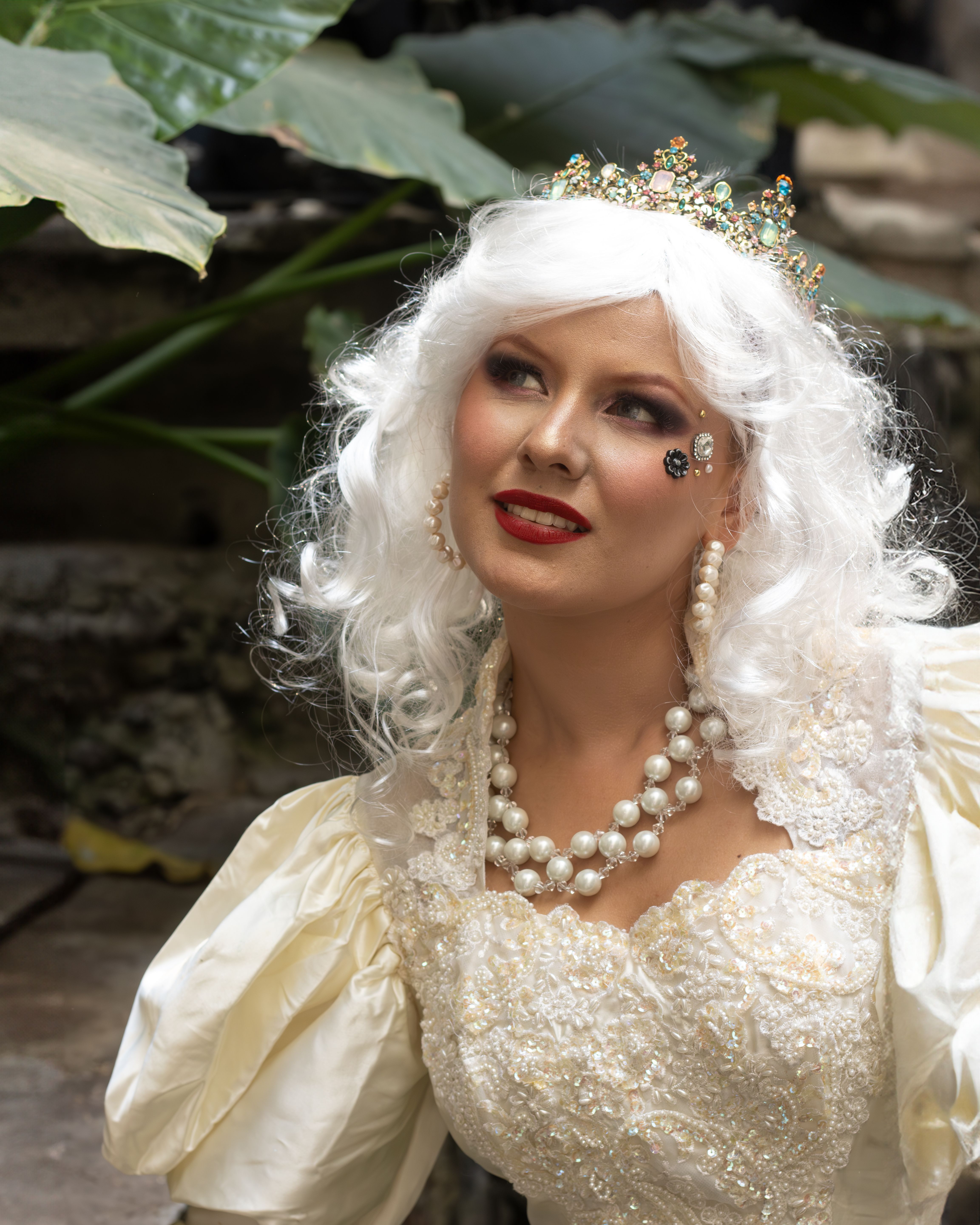 Smiling Woman in Aristocratic Dress · Free Stock Photo