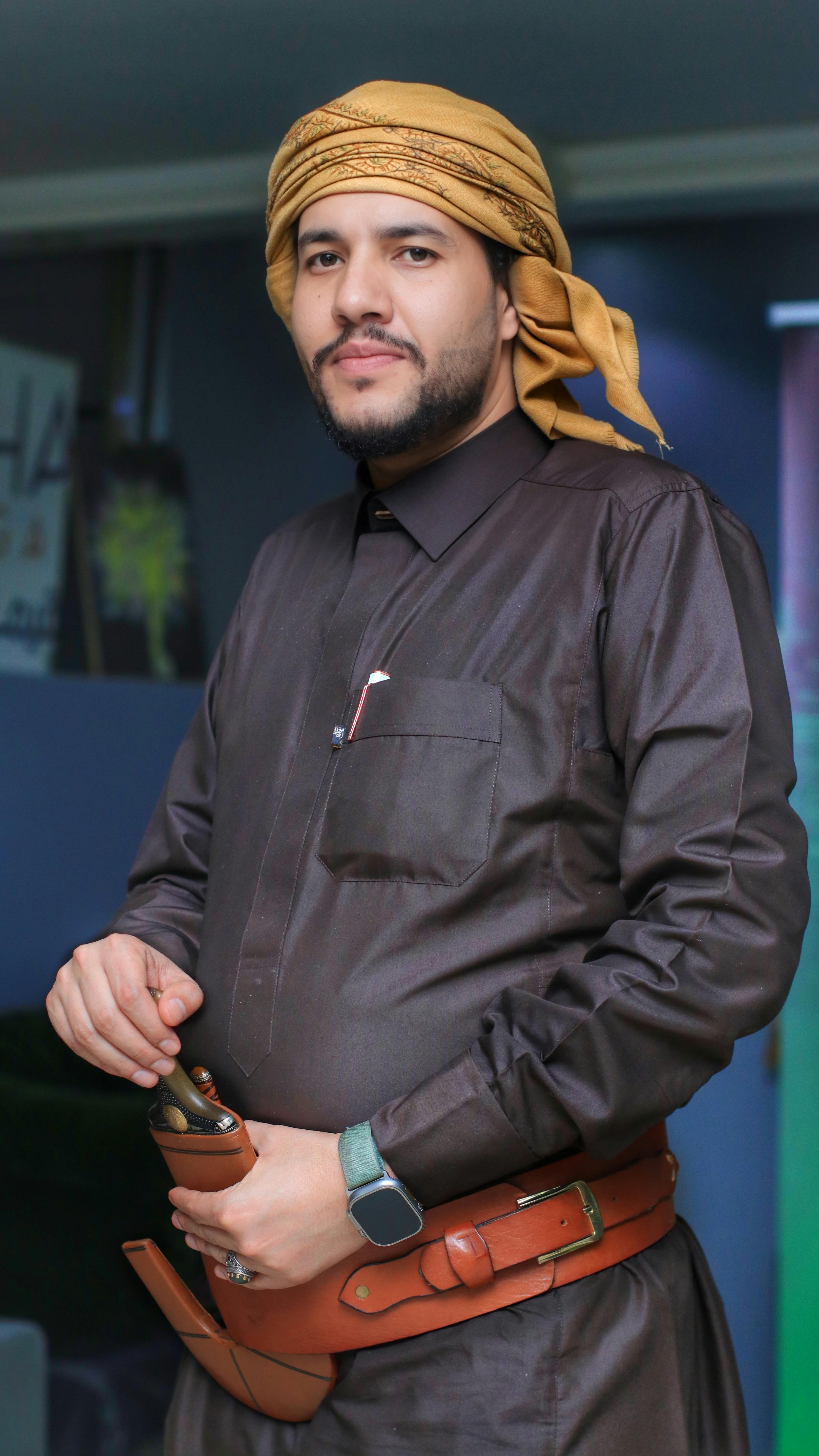 Man in Black Shirt and Turban · Free Stock Photo