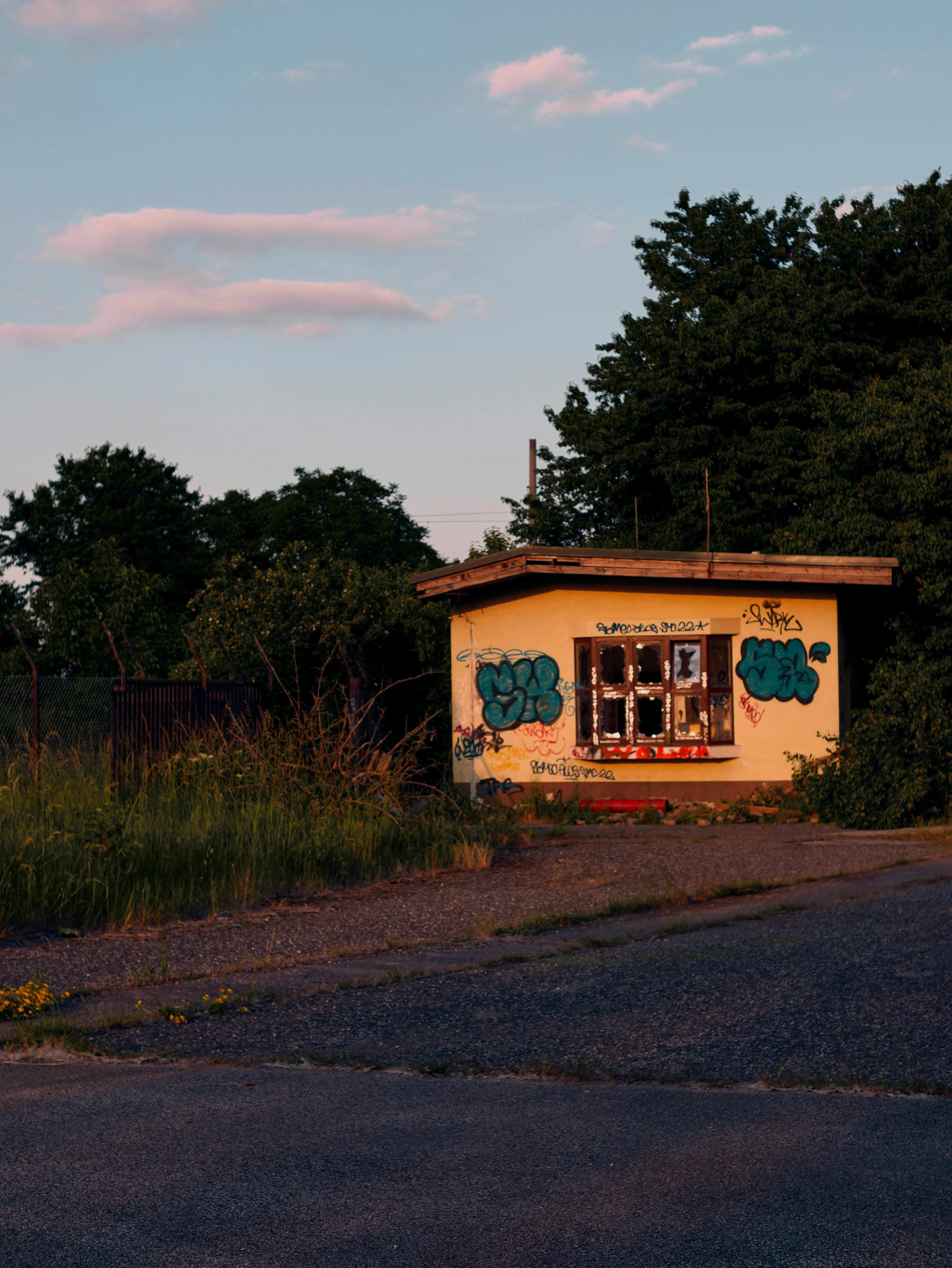 Vandalized Building in Graffiti Tags · Free Stock Photo