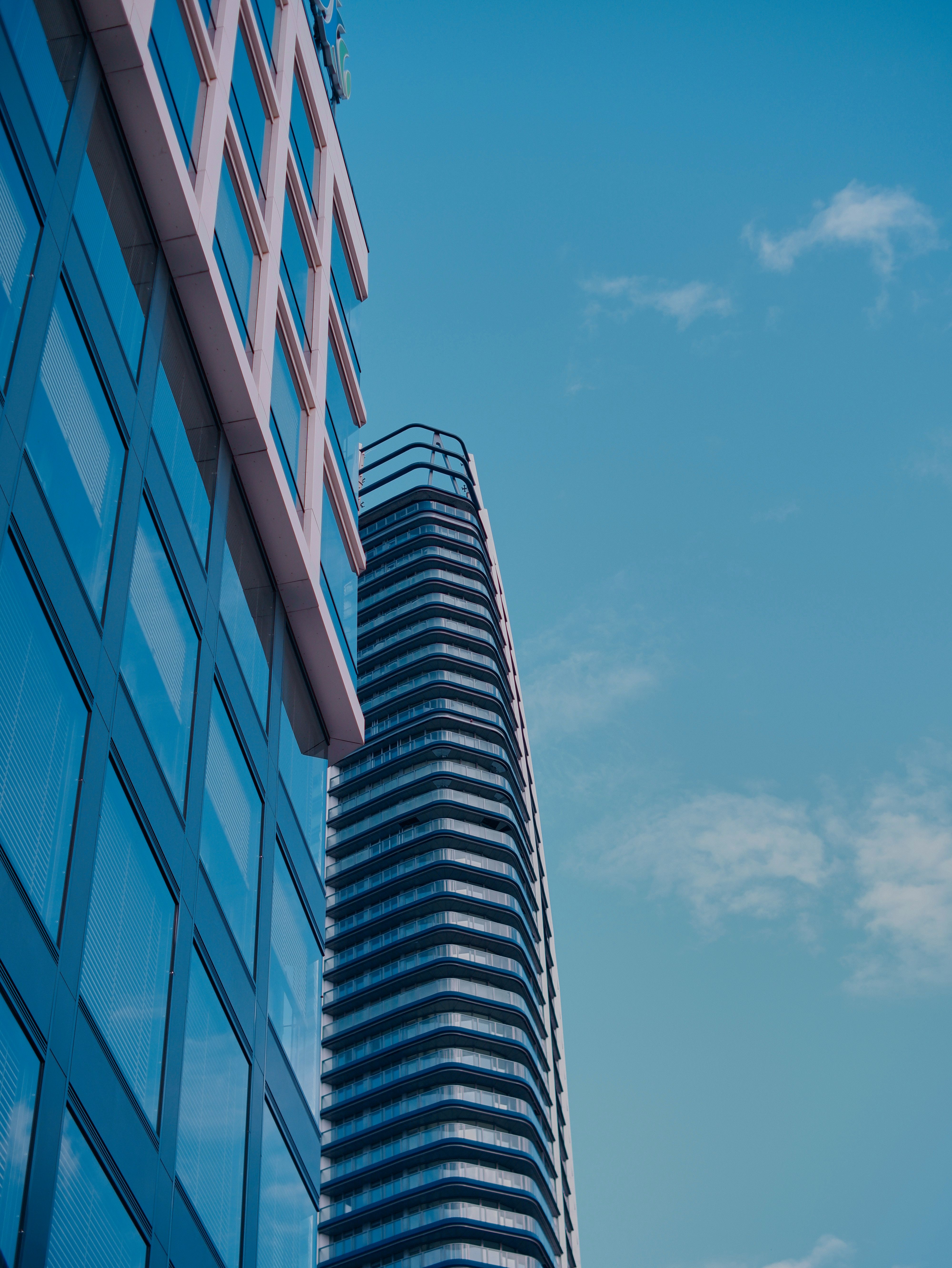 Skyscraper and Office Building · Free Stock Photo