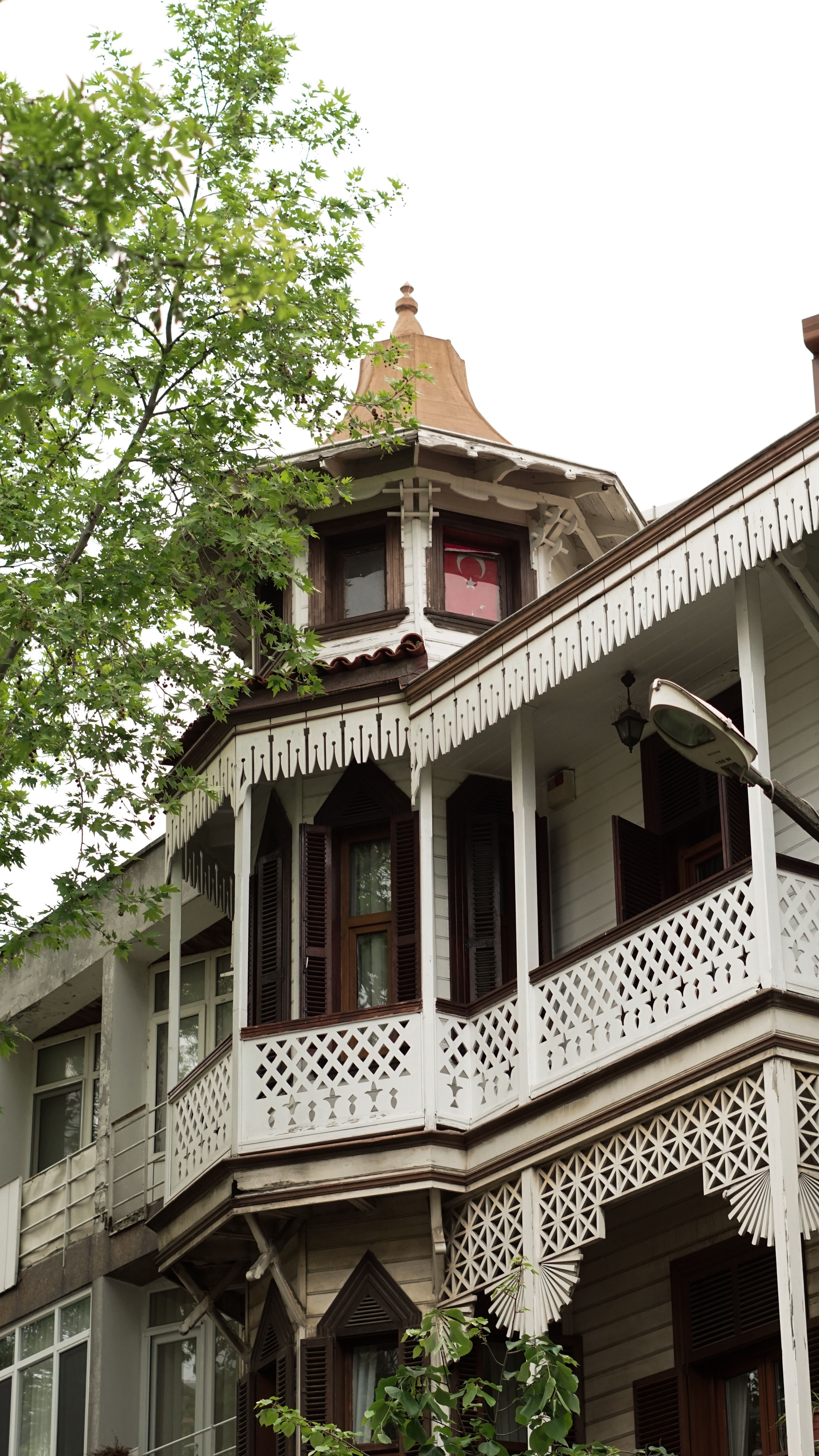 Vintage Mansion with Tower in Istanbul · Free Stock Photo