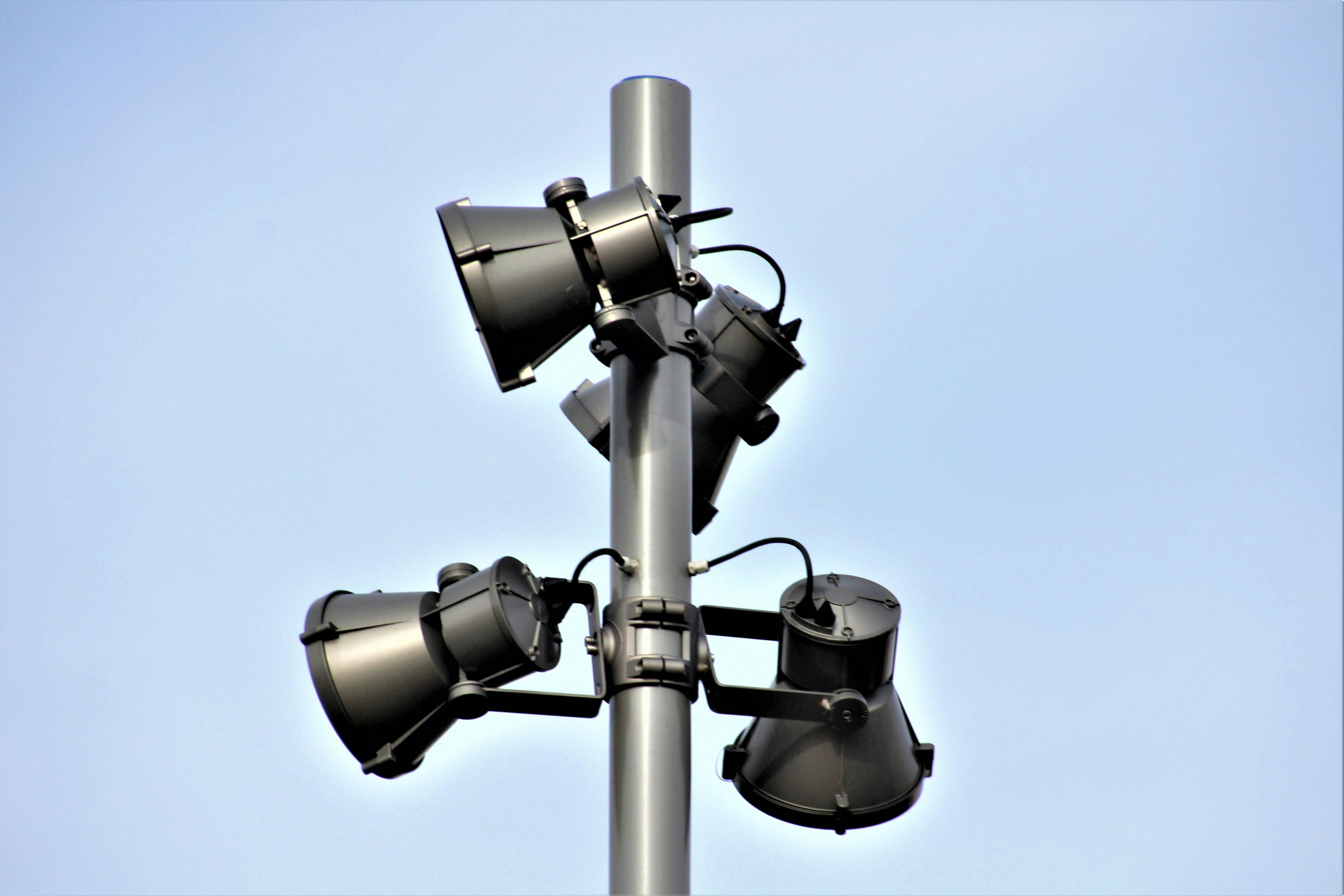 Free stock photo of construction lights