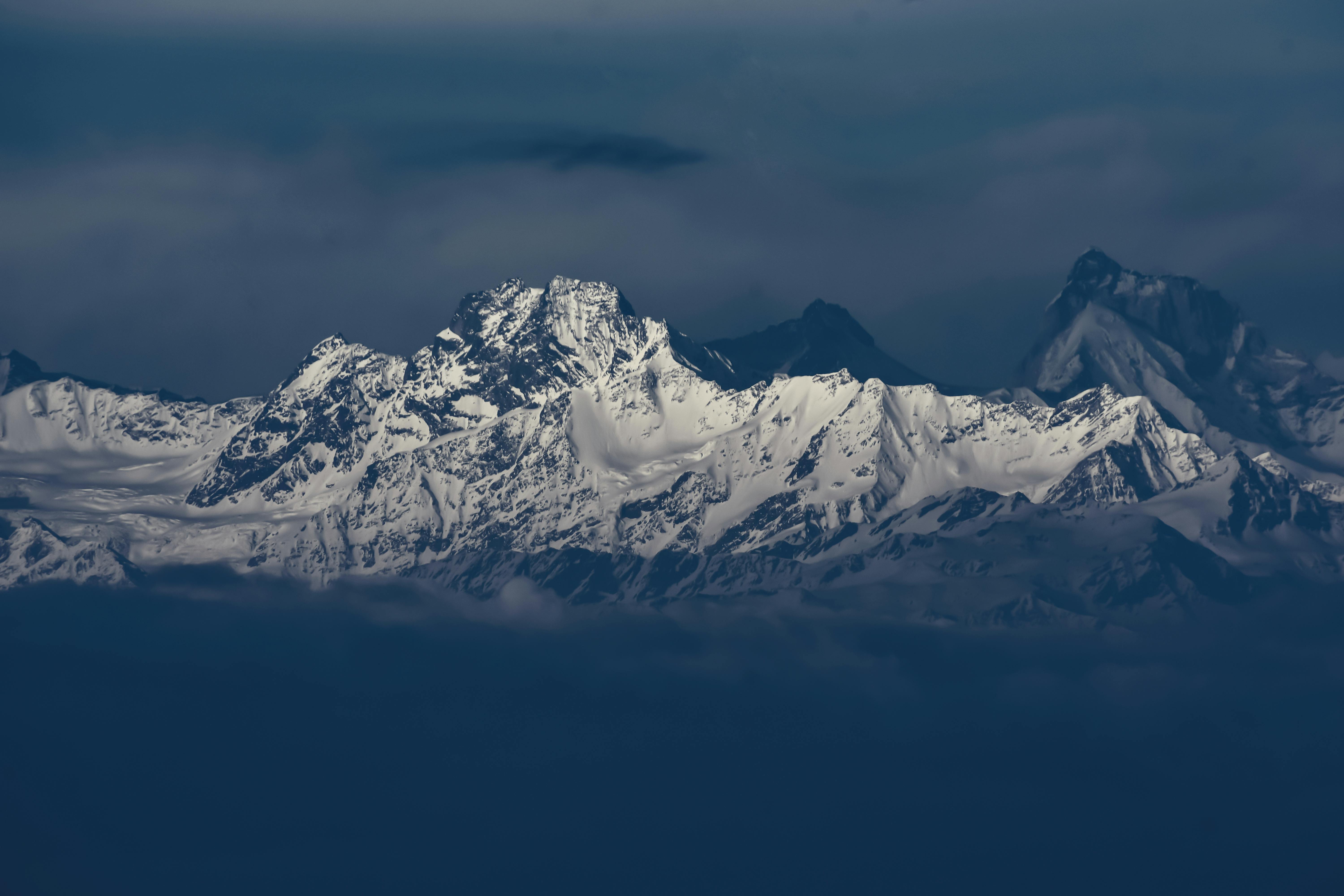 Snow Capped Mountain Range · Free Stock Photo