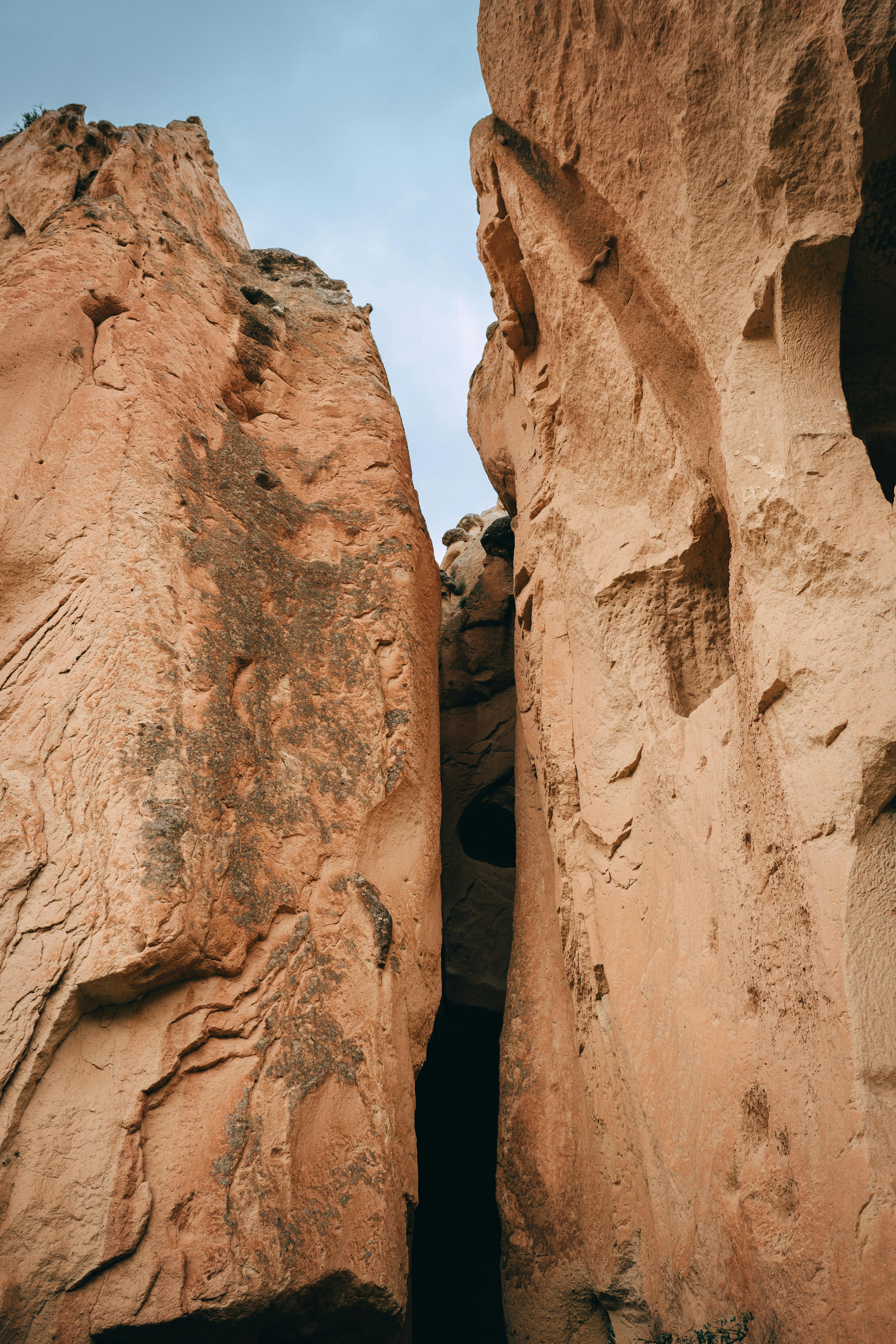 Gap Between Sandstone Formations · Free Stock Photo