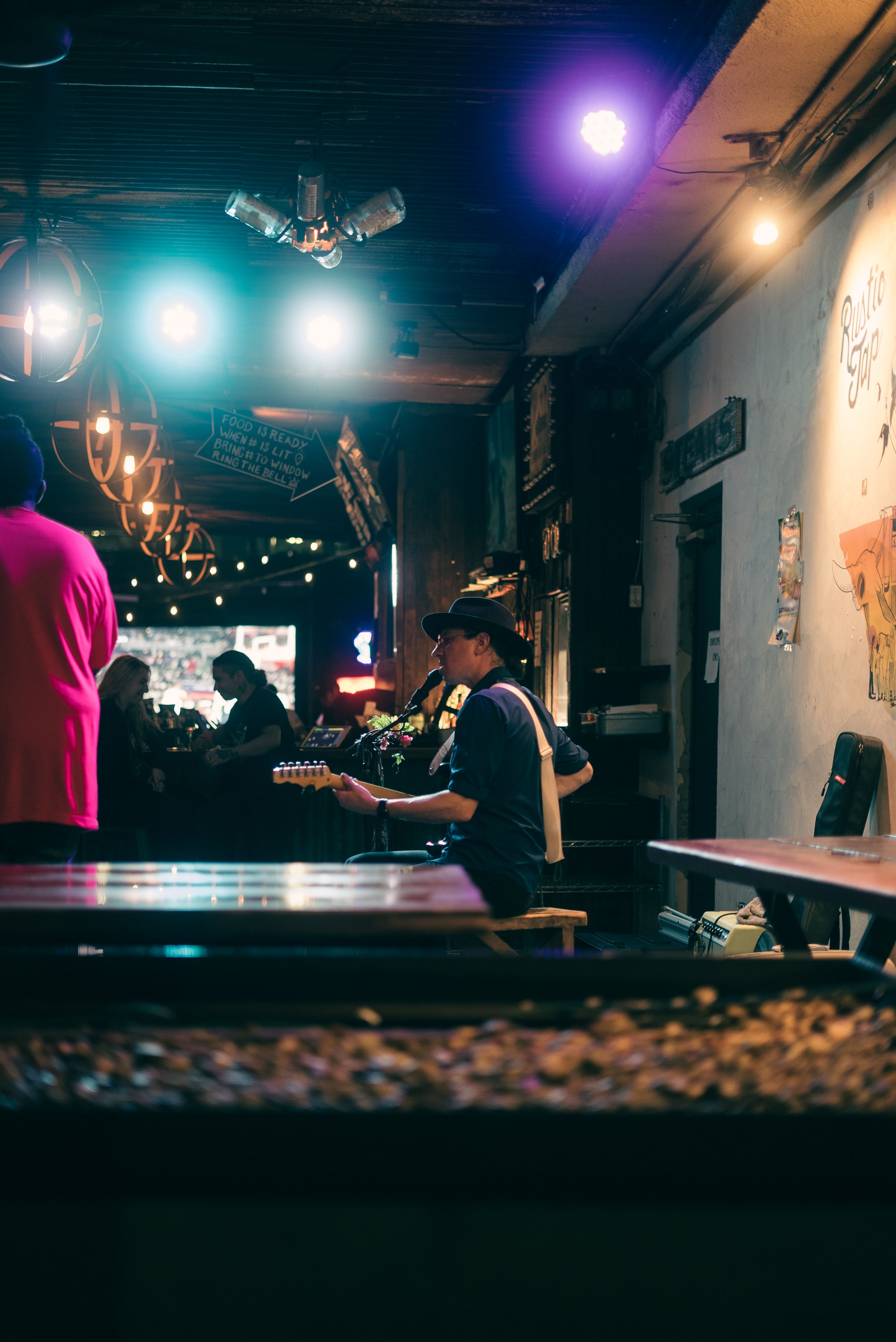Musician Performing in a Club · Free Stock Photo