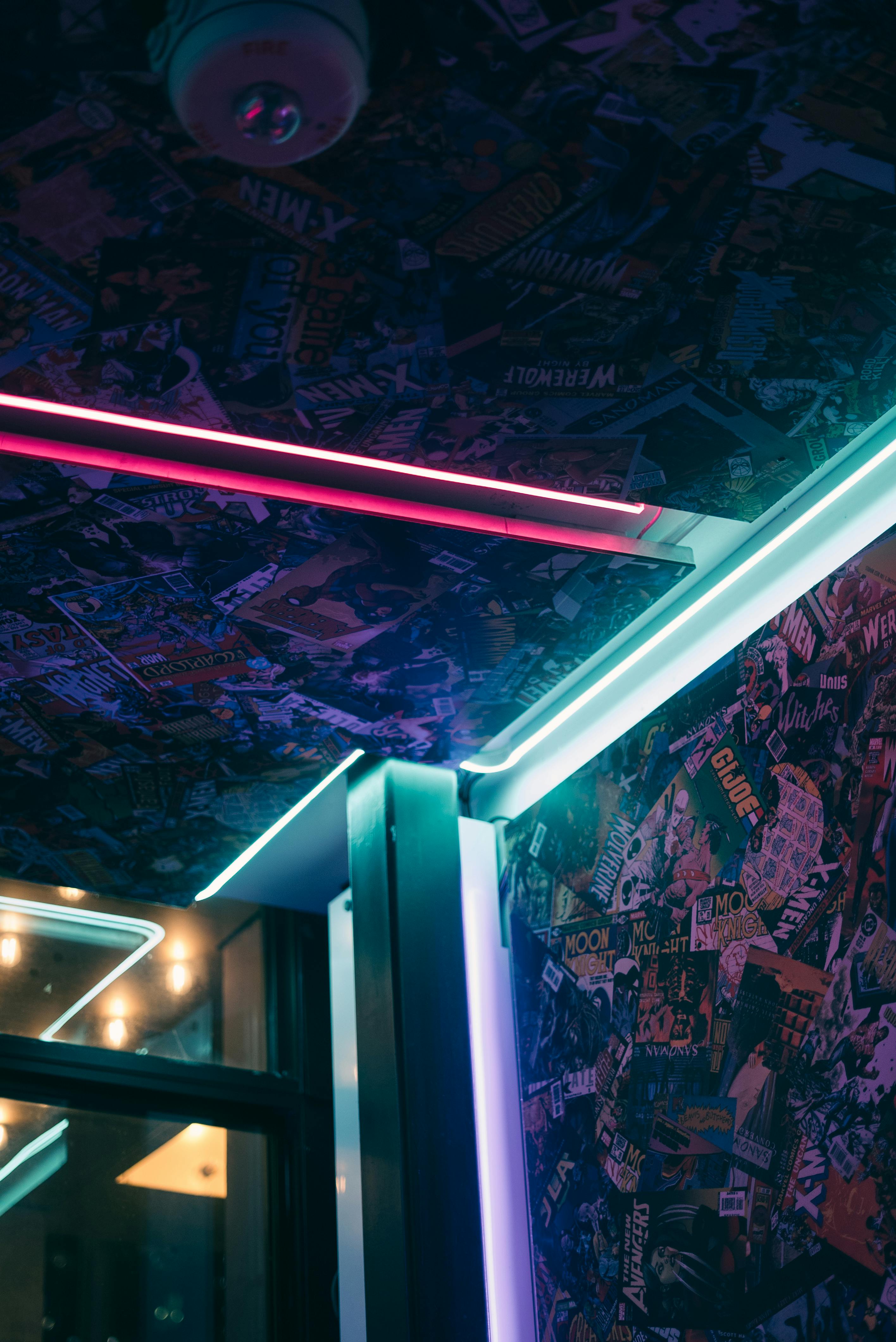 Photo Of Multicolored Neon Lights · Free Stock Photo