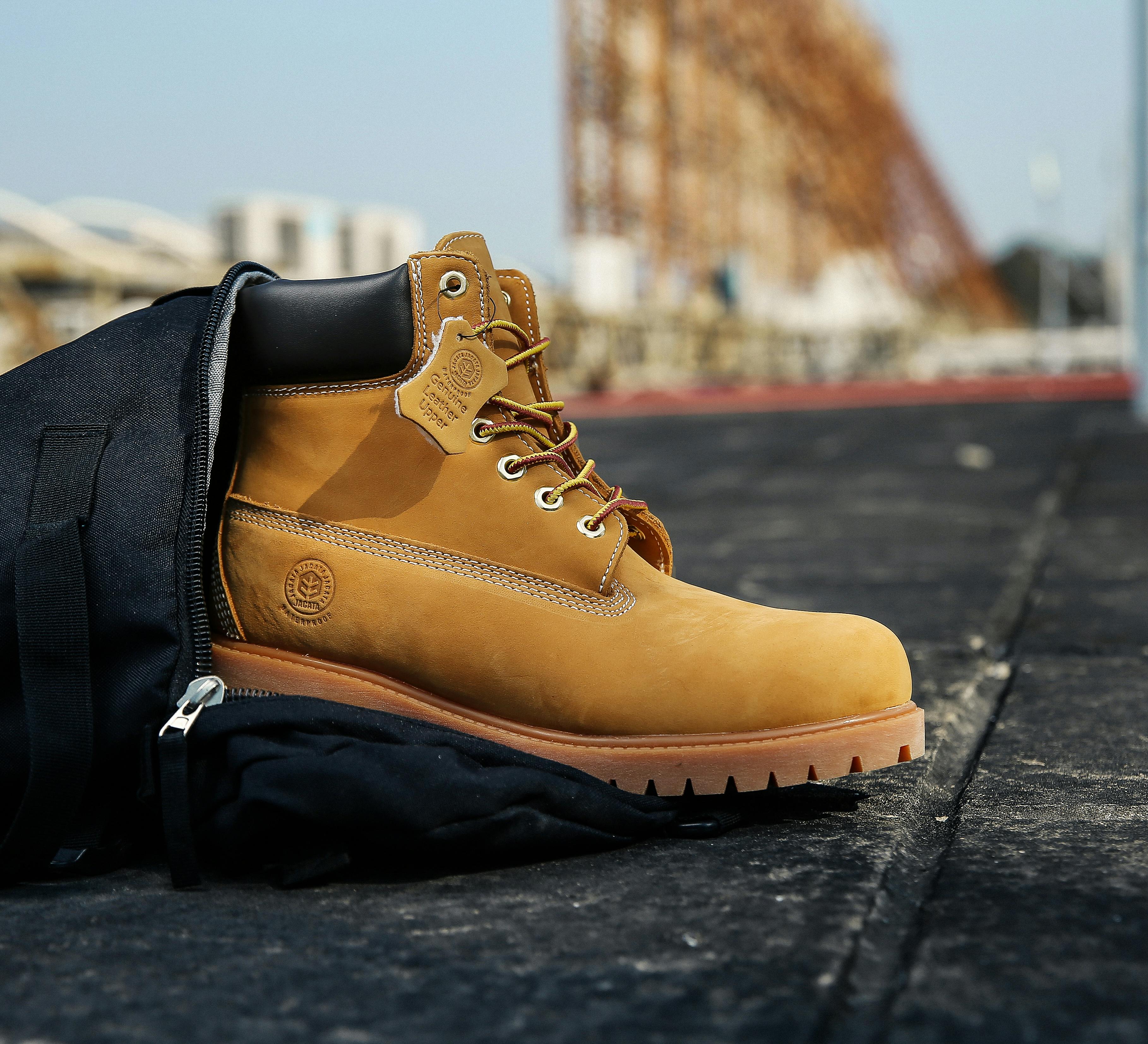 Closeup Photo of Brown Lace-up Boot · Free Stock Photo