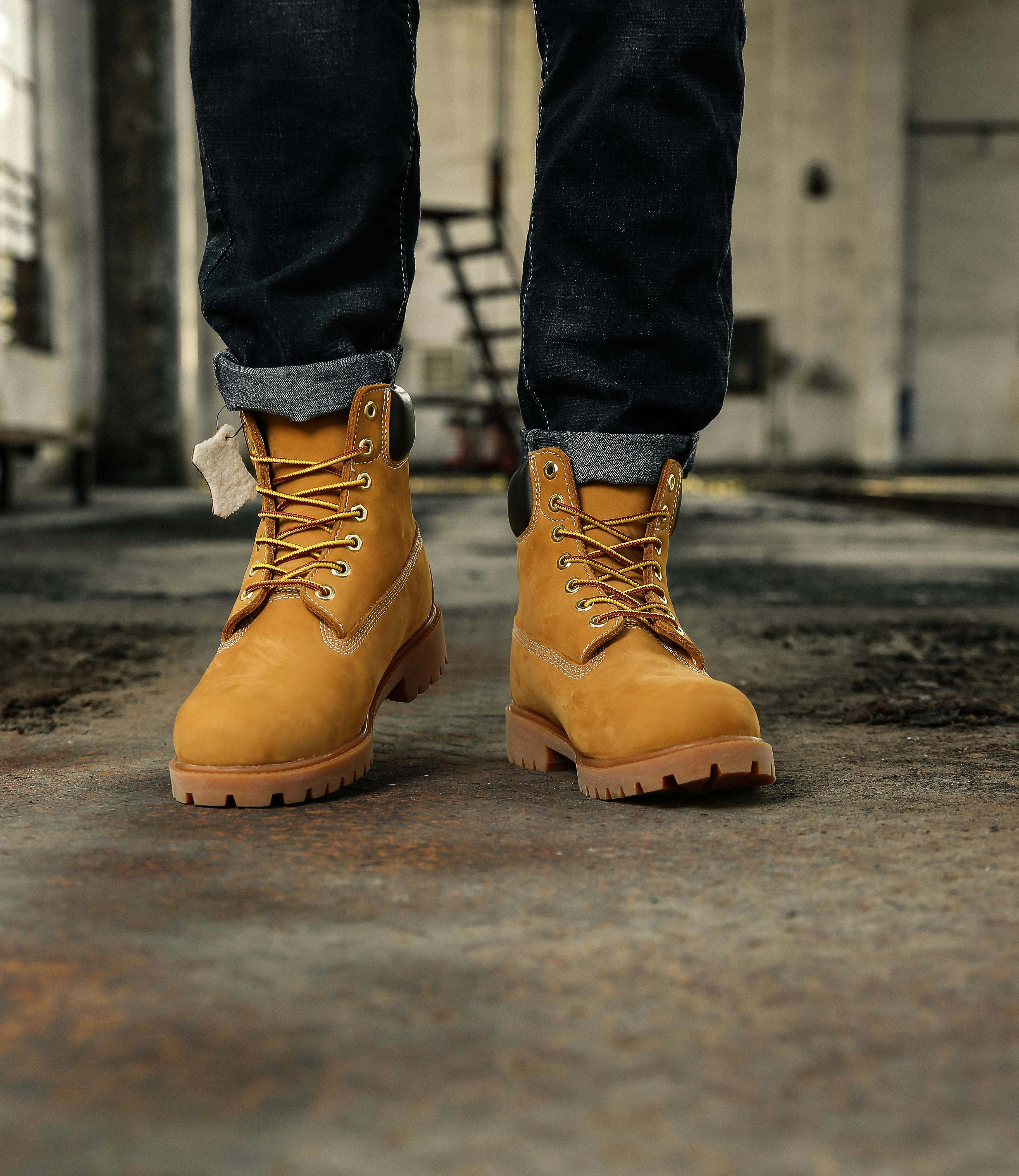 Closeup Photo of Brown Lace-up Boot · Free Stock Photo