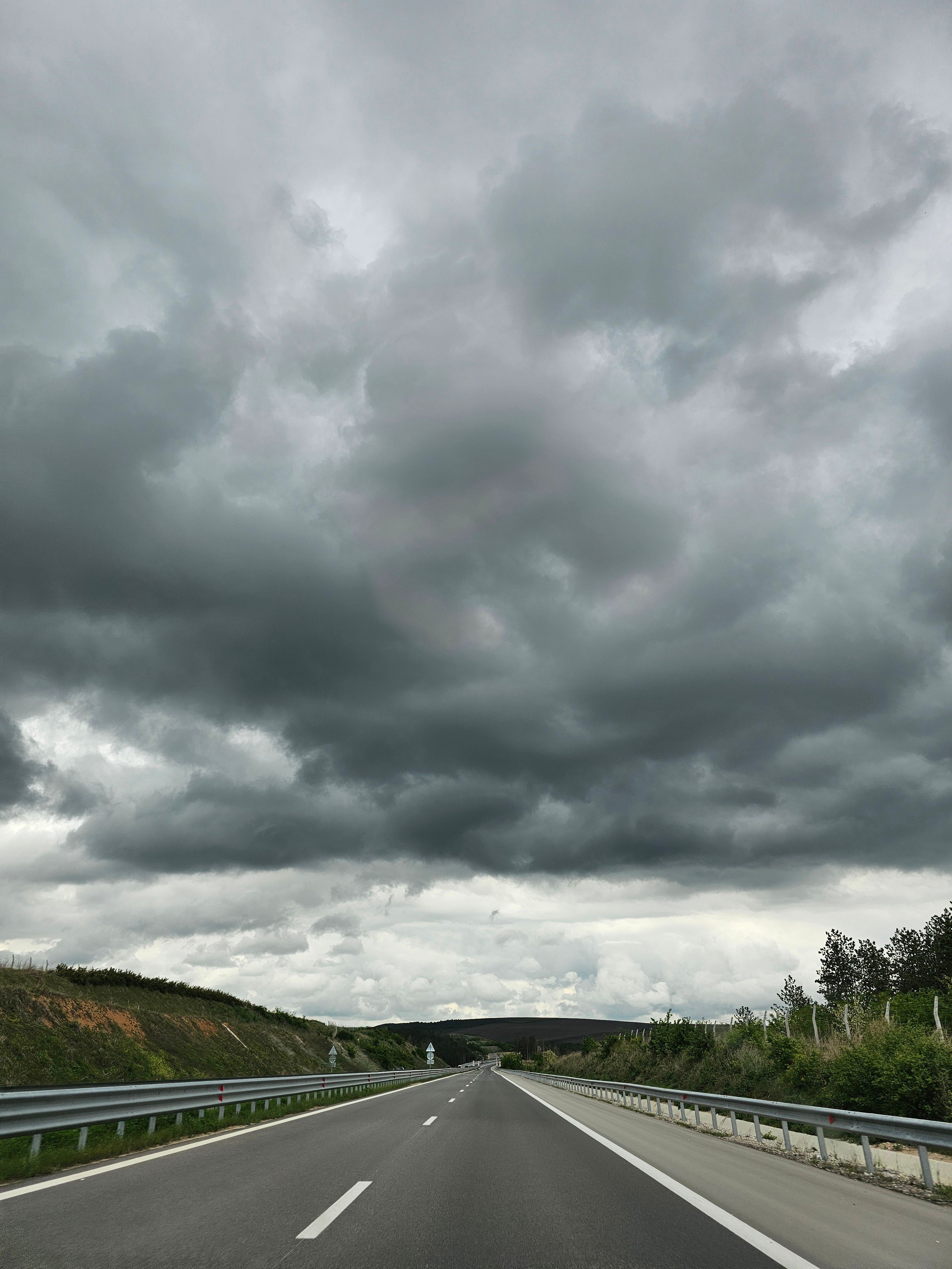 Storm Clouds over Highway · Free Stock Photo