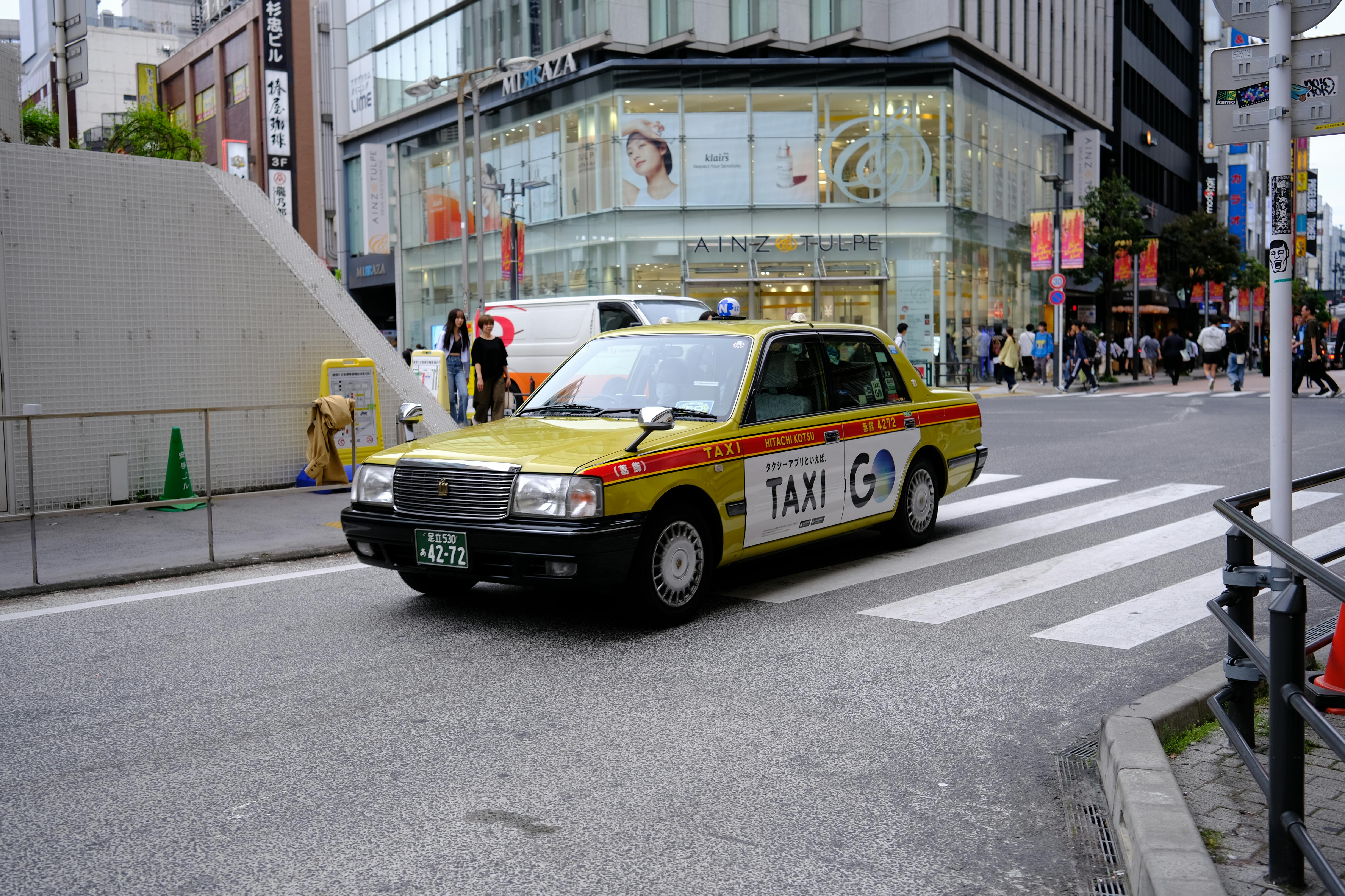 Taxi on Street in Tokyo in Japan · Free Stock Photo