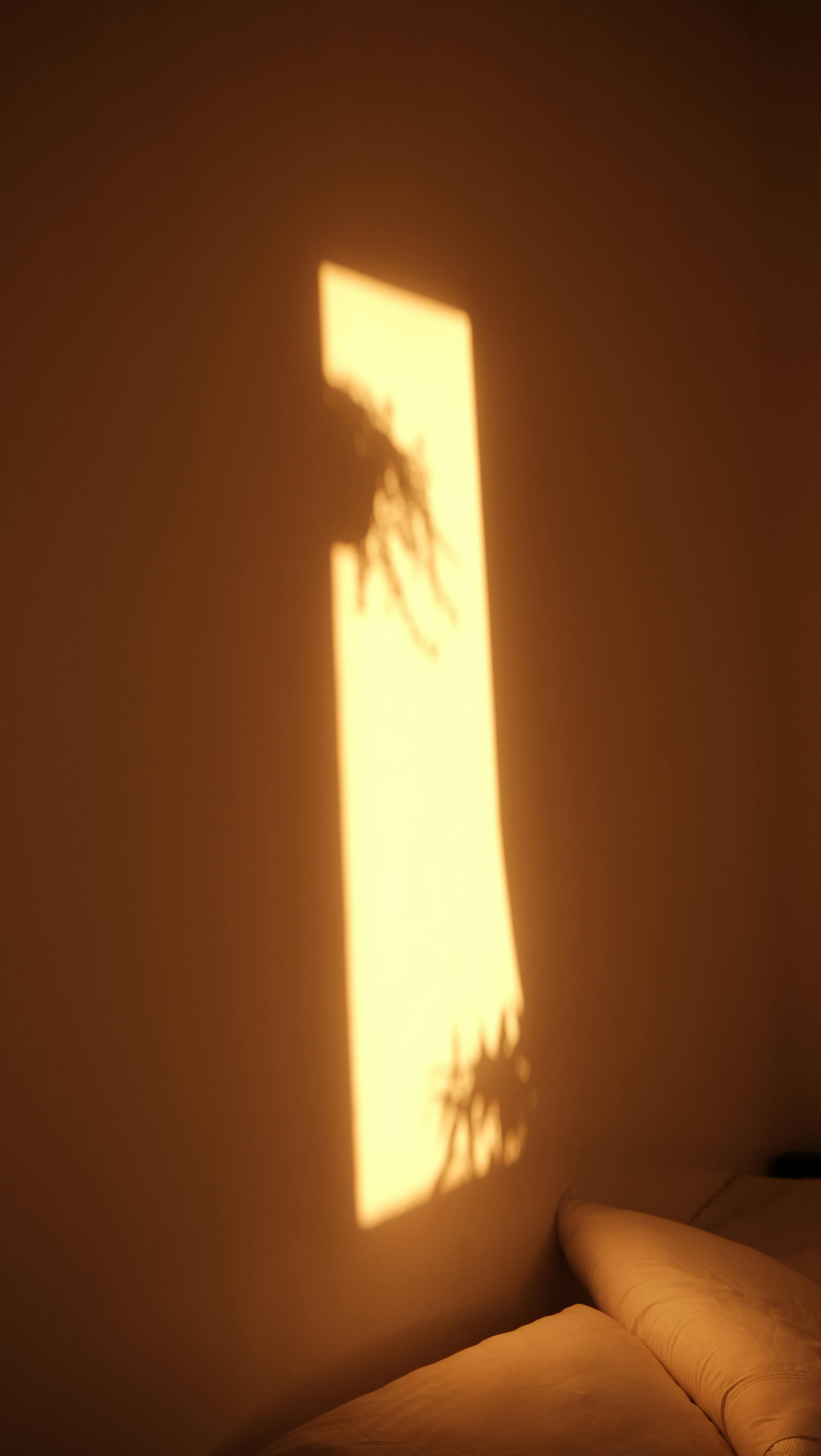 White wall with sunlight and shadow · Free Stock Photo