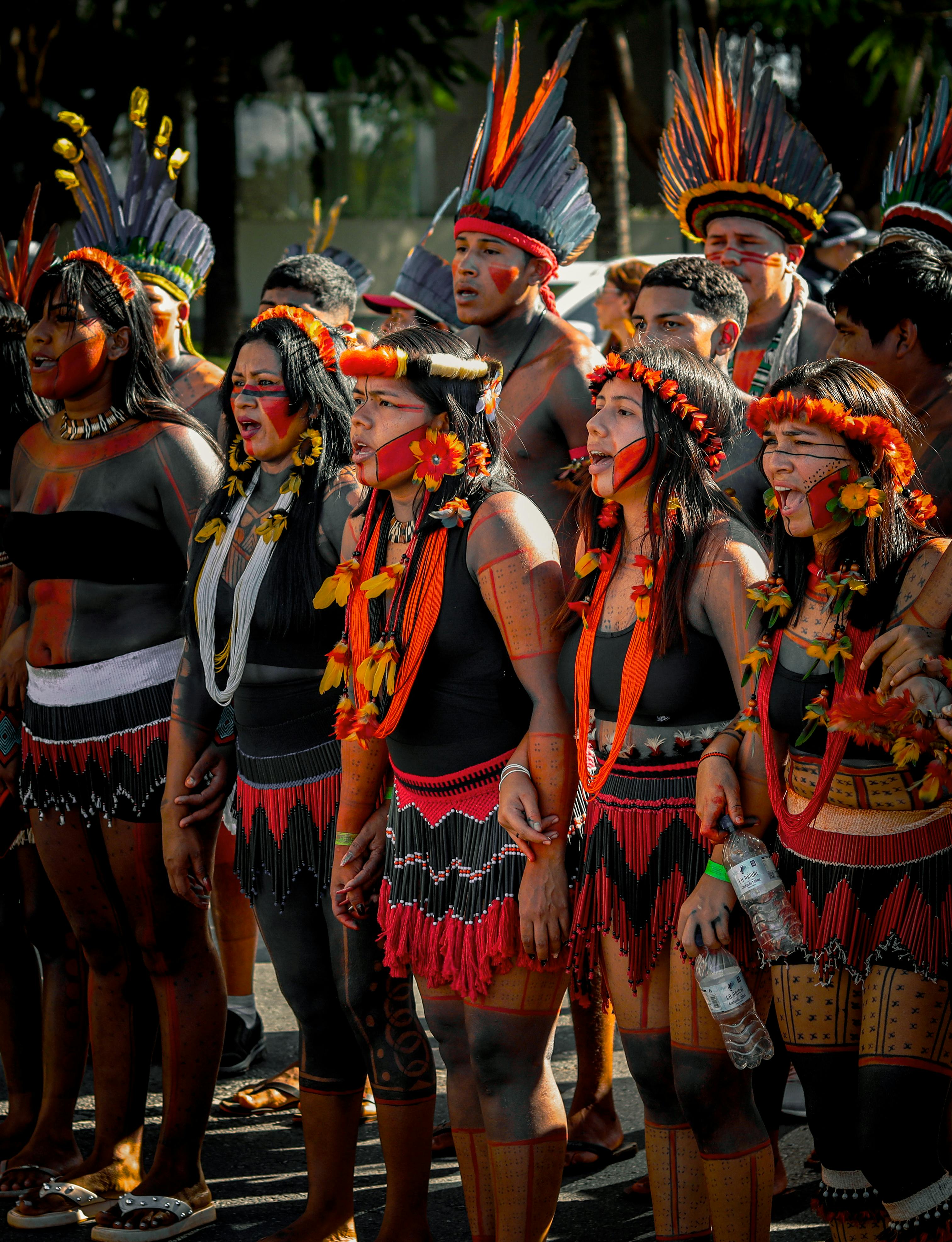 Warriors in Tribal Costumes · Free Stock Photo