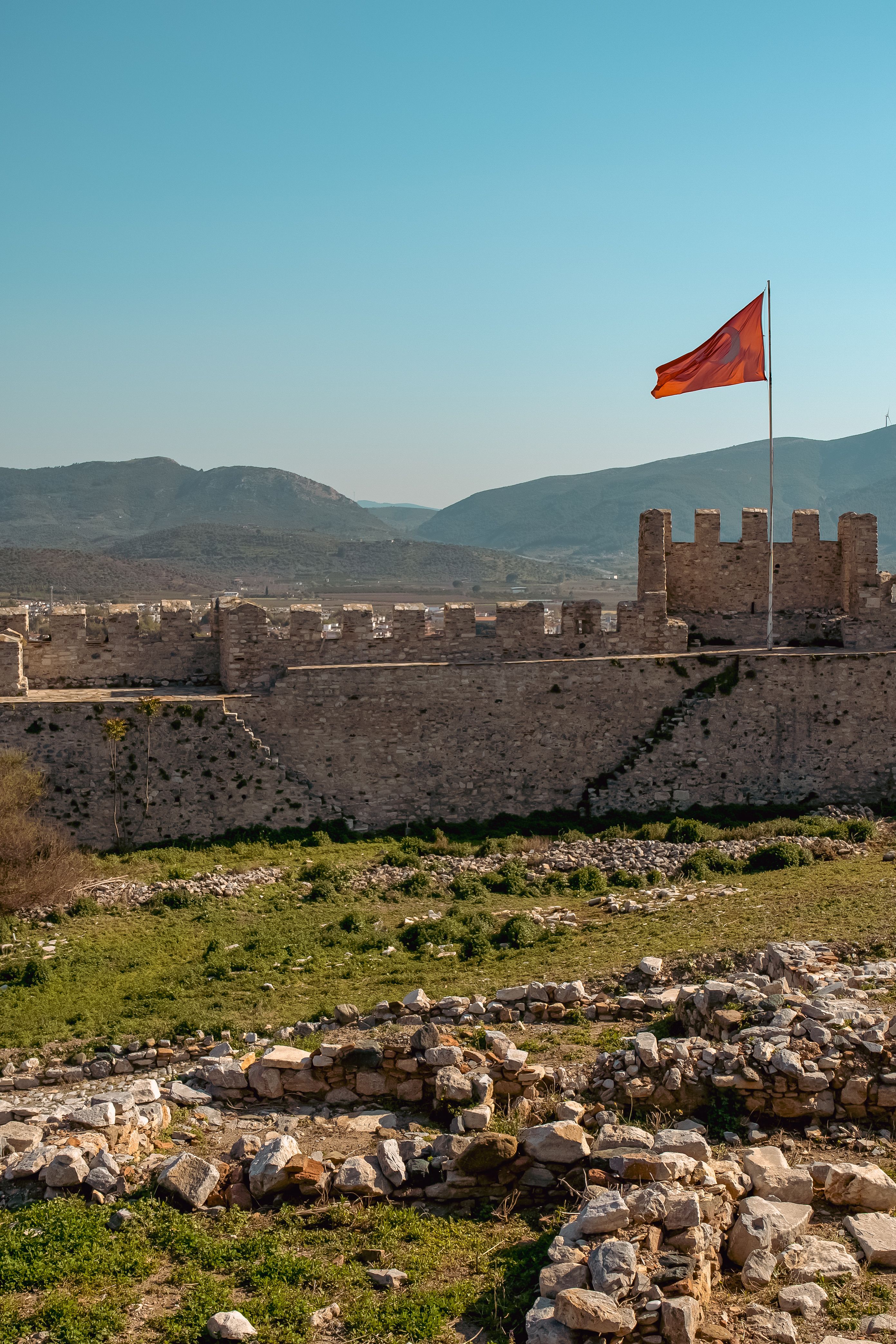 Ruins of Ayasuluk Citadel in Selcuk Town · Free Stock Photo