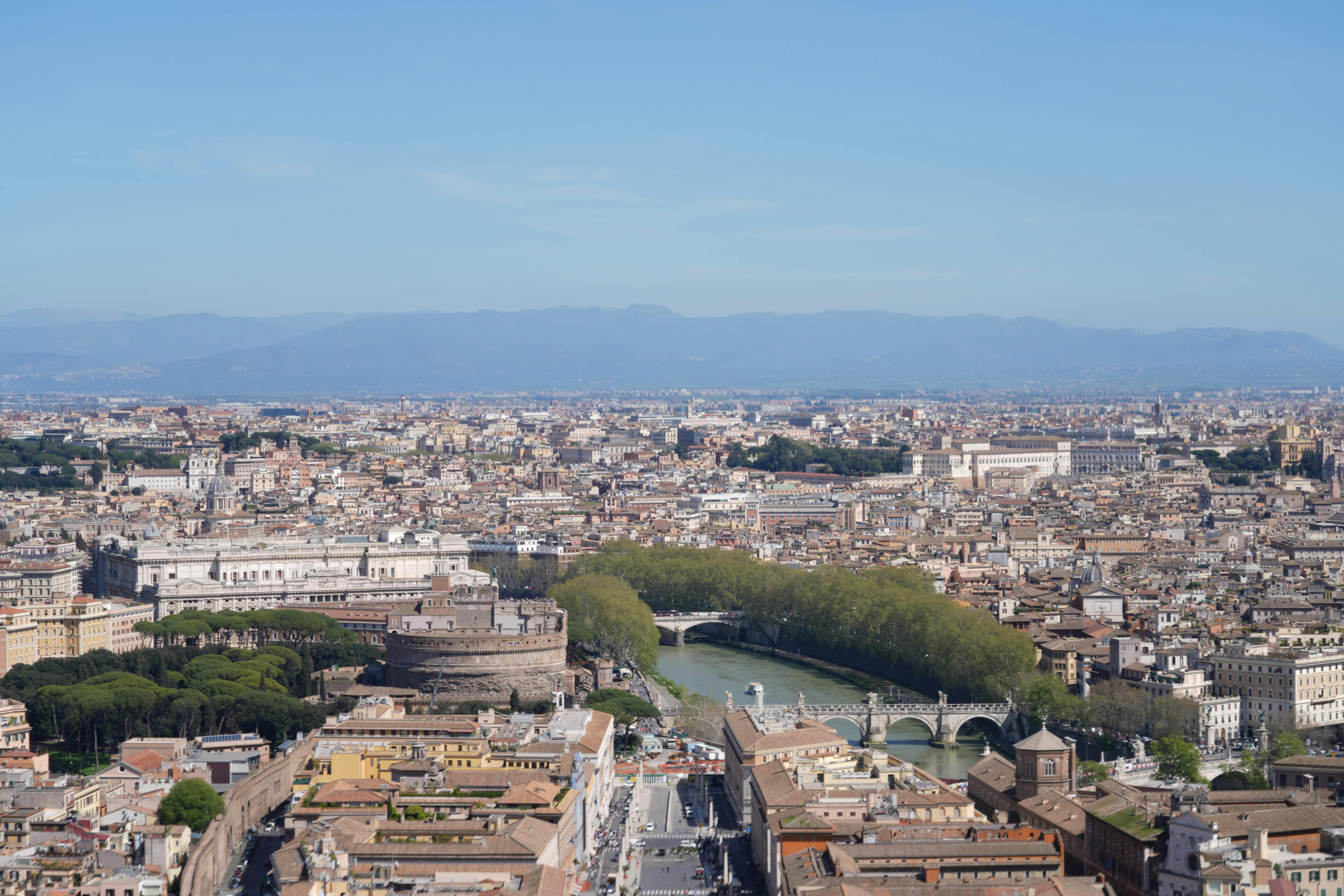 Birds Eye View of Rome · Free Stock Photo