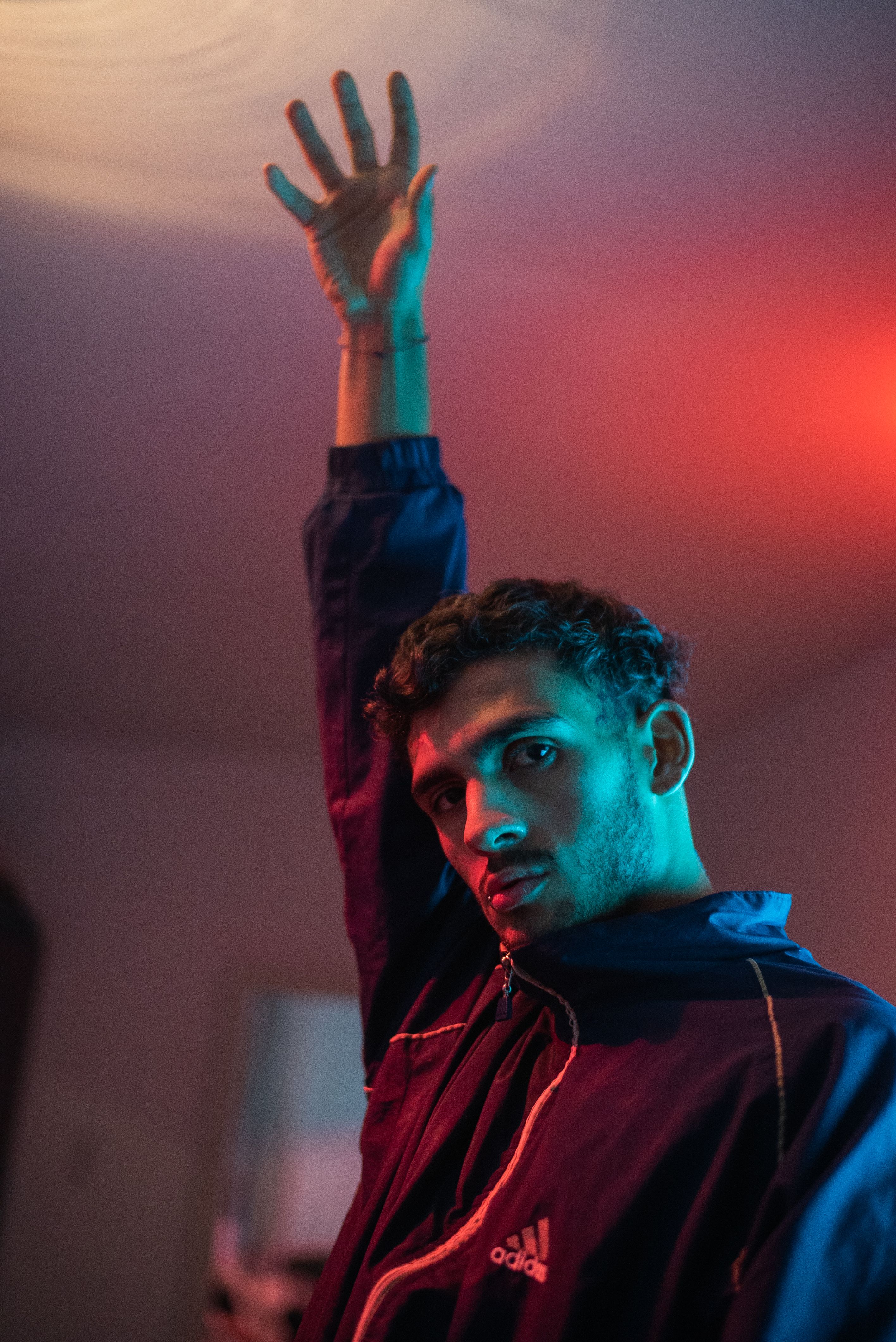 Man Raising his Arm · Free Stock Photo