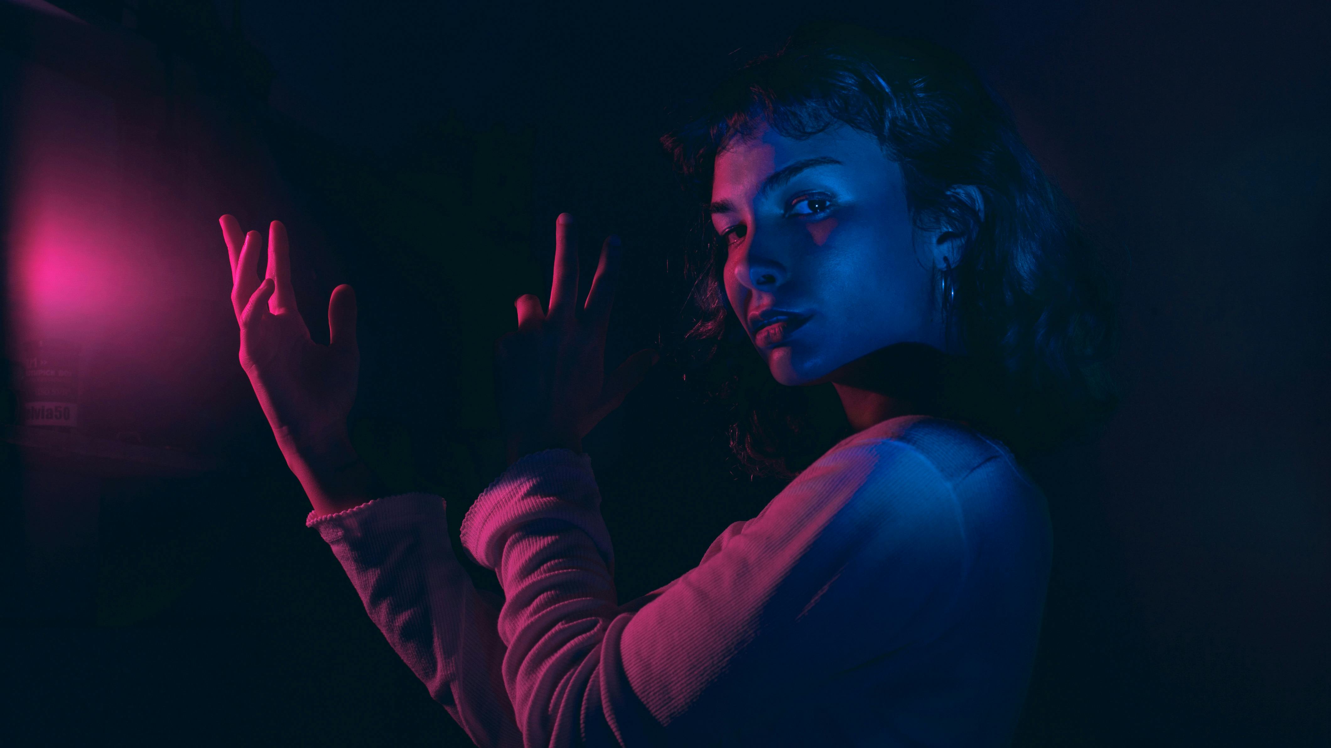 Portrait of Woman in the Club · Free Stock Photo