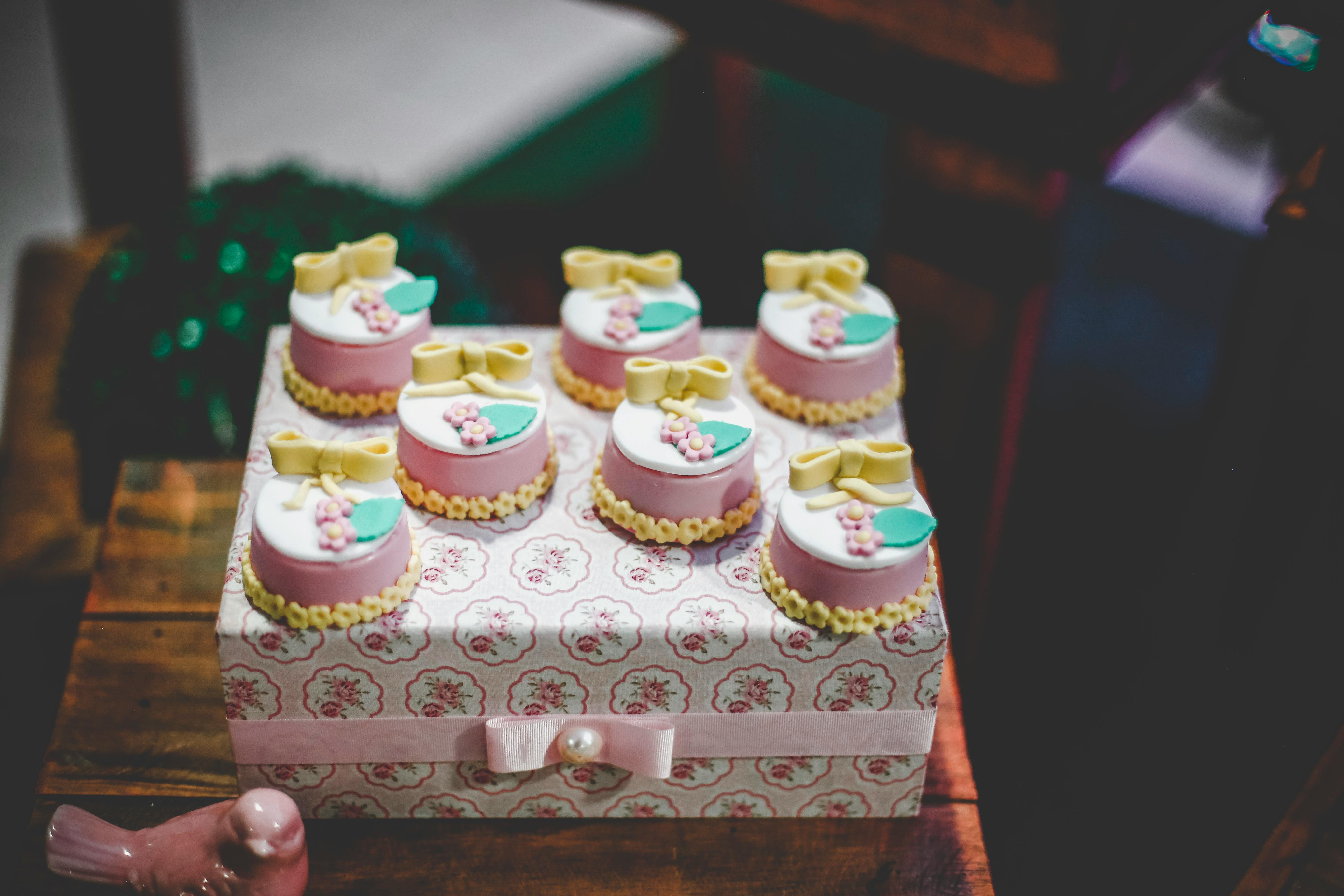 Pink And White Pastries · Free Stock Photo