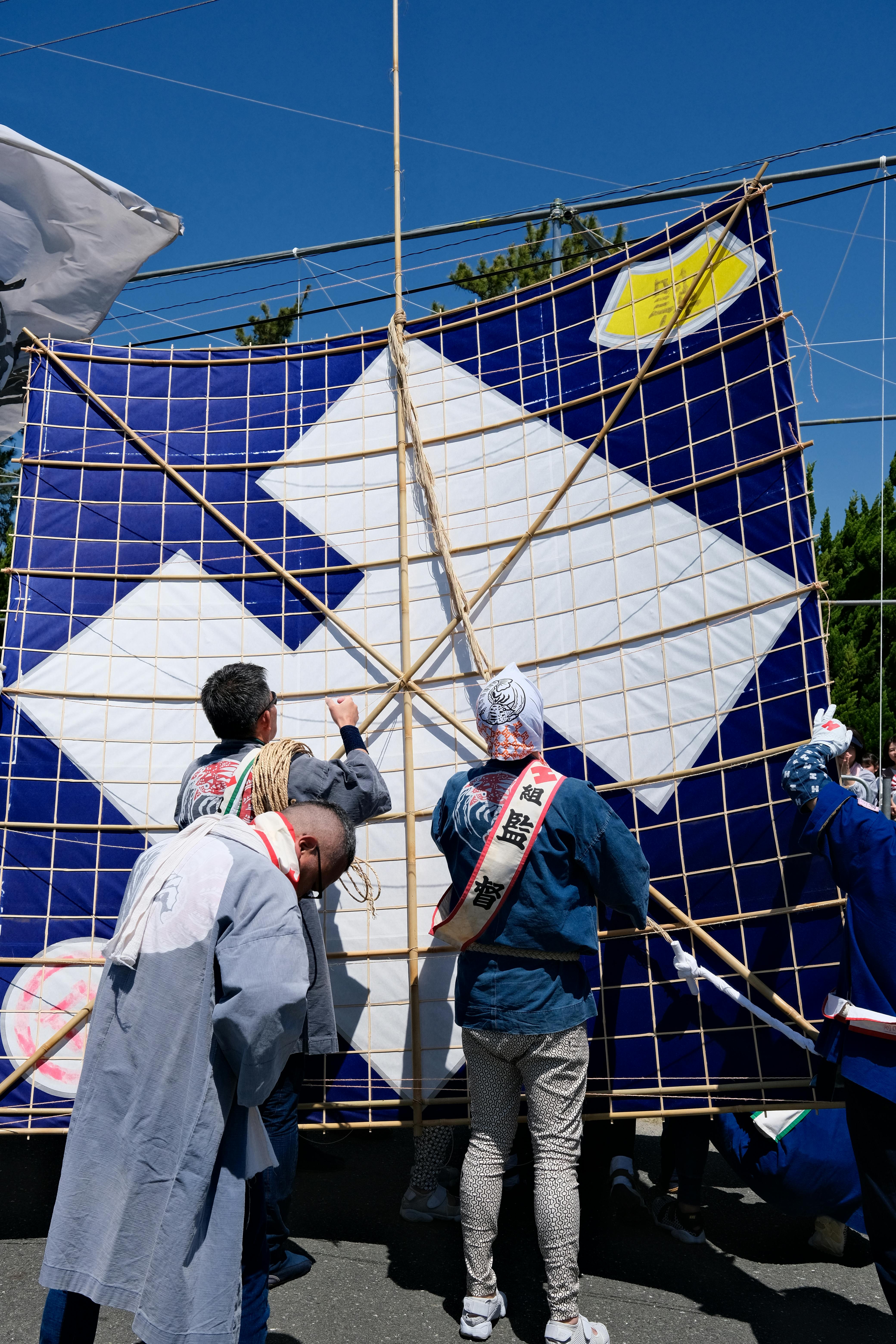 A Person Standing with a Kite at the Hamamatsu Kite Festival · Free ...