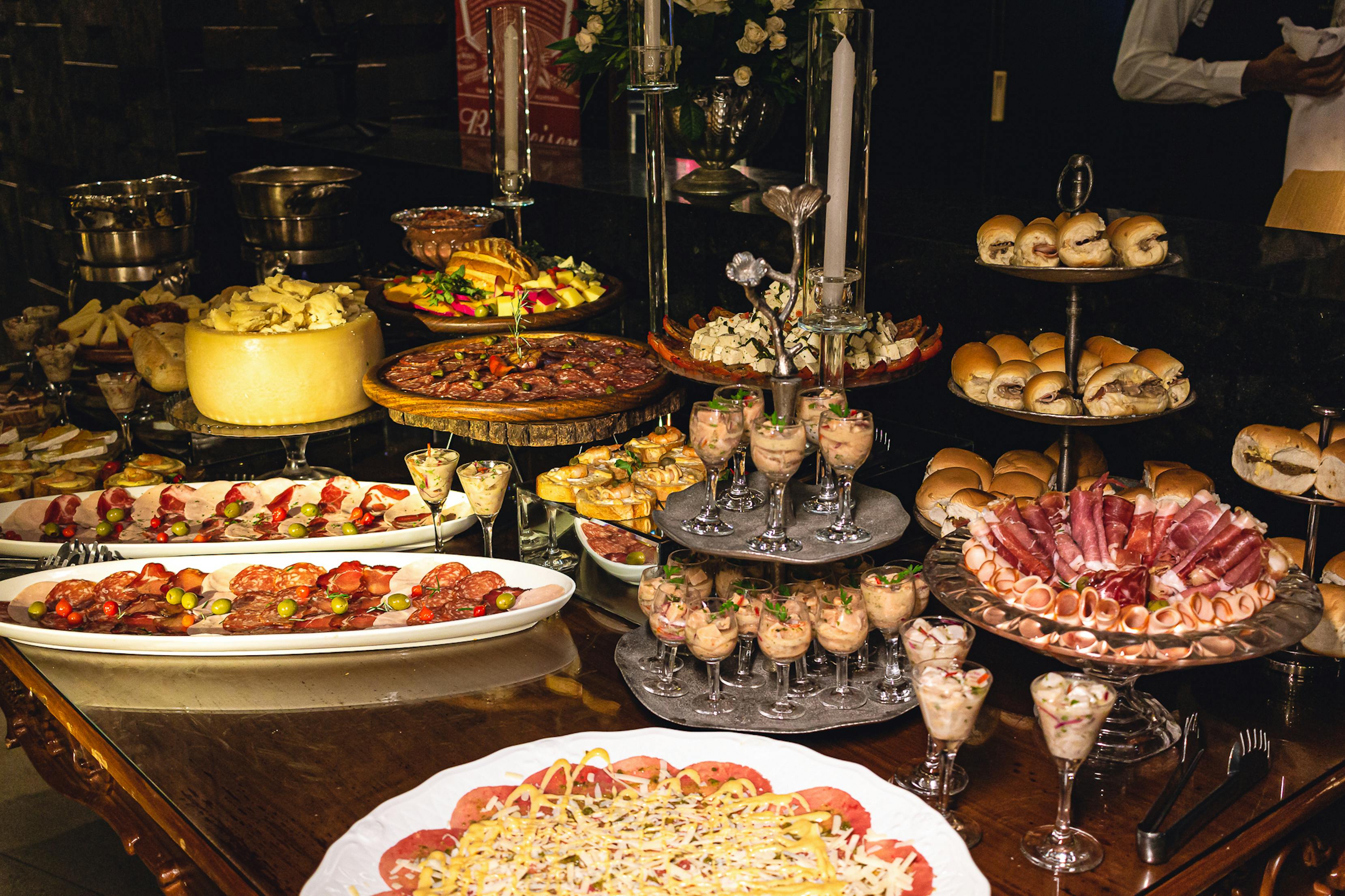 Buffet Plates on a Table · Free Stock Photo