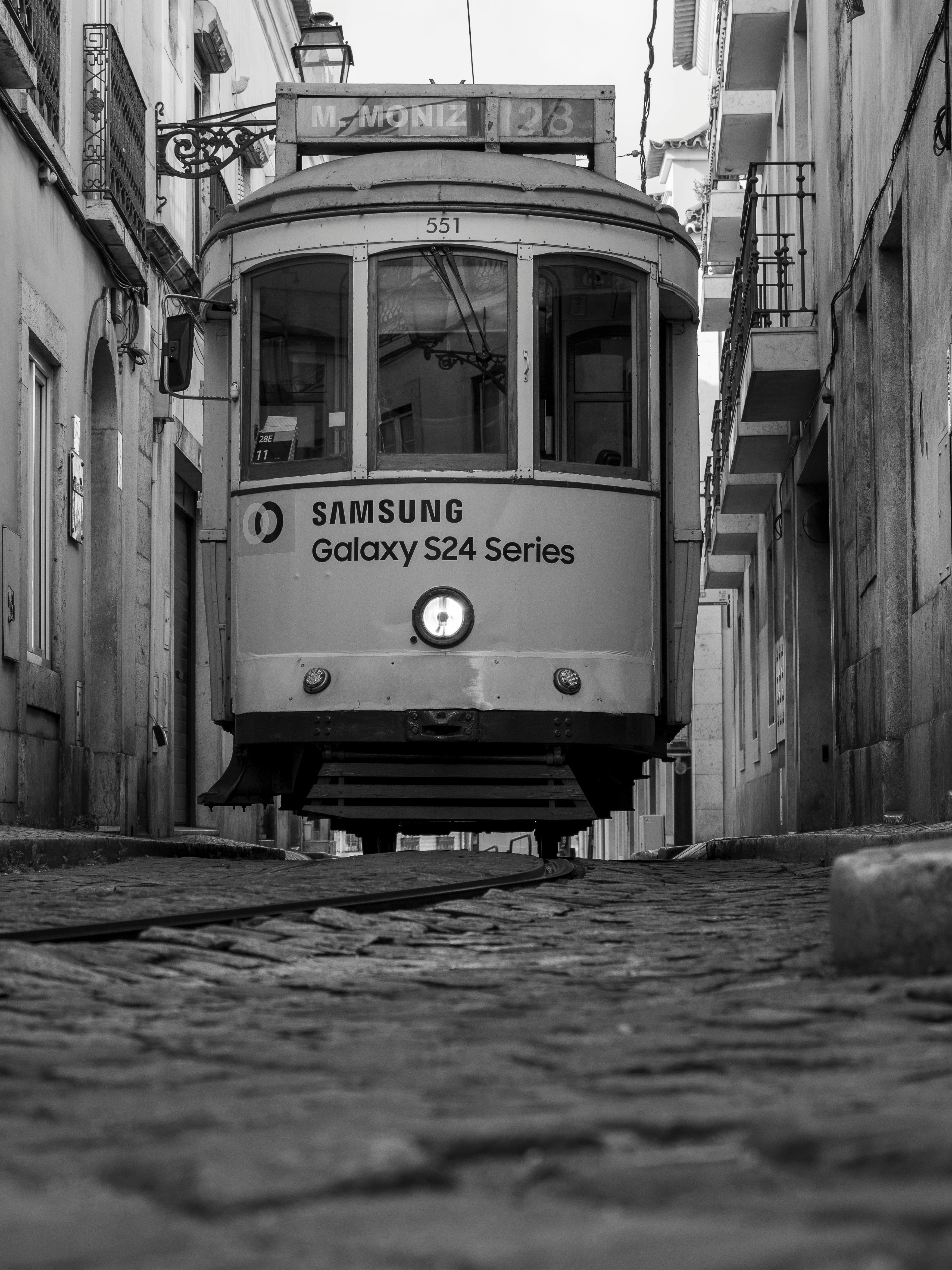 Advertisment on a Tram · Free Stock Photo
