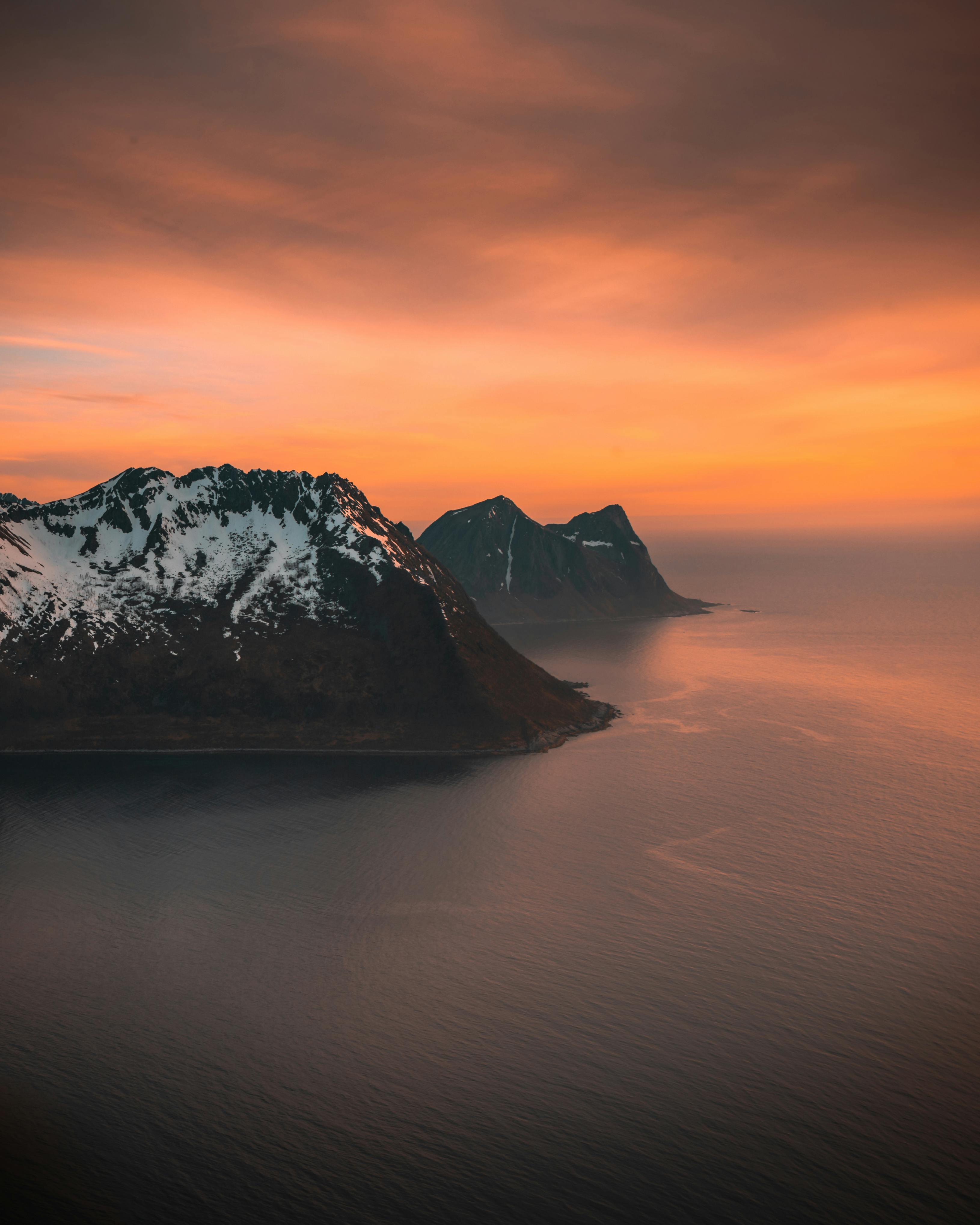 Mountain By The Ocean · Free Stock Photo