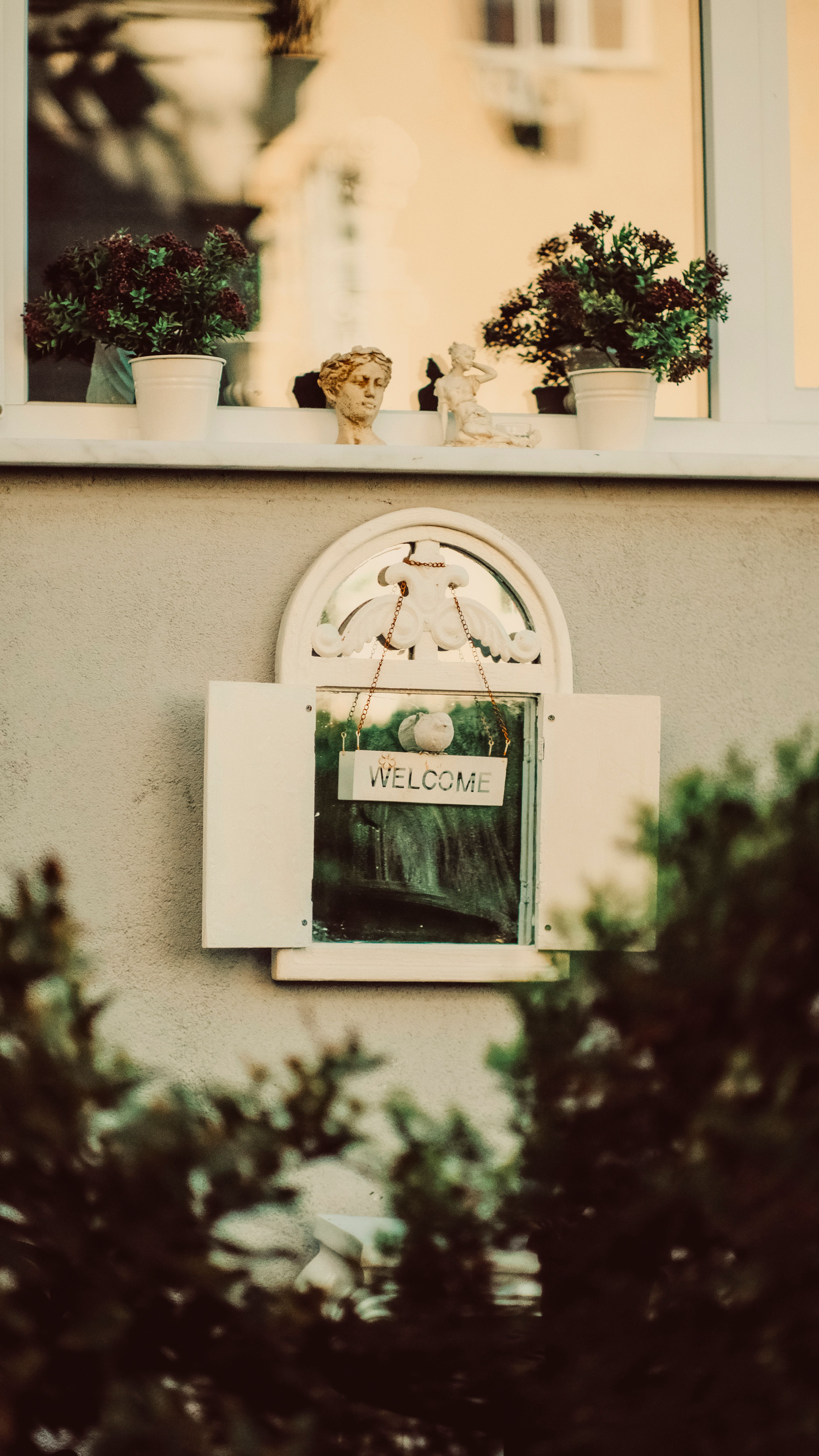 Welcome Board under Window · Free Stock Photo