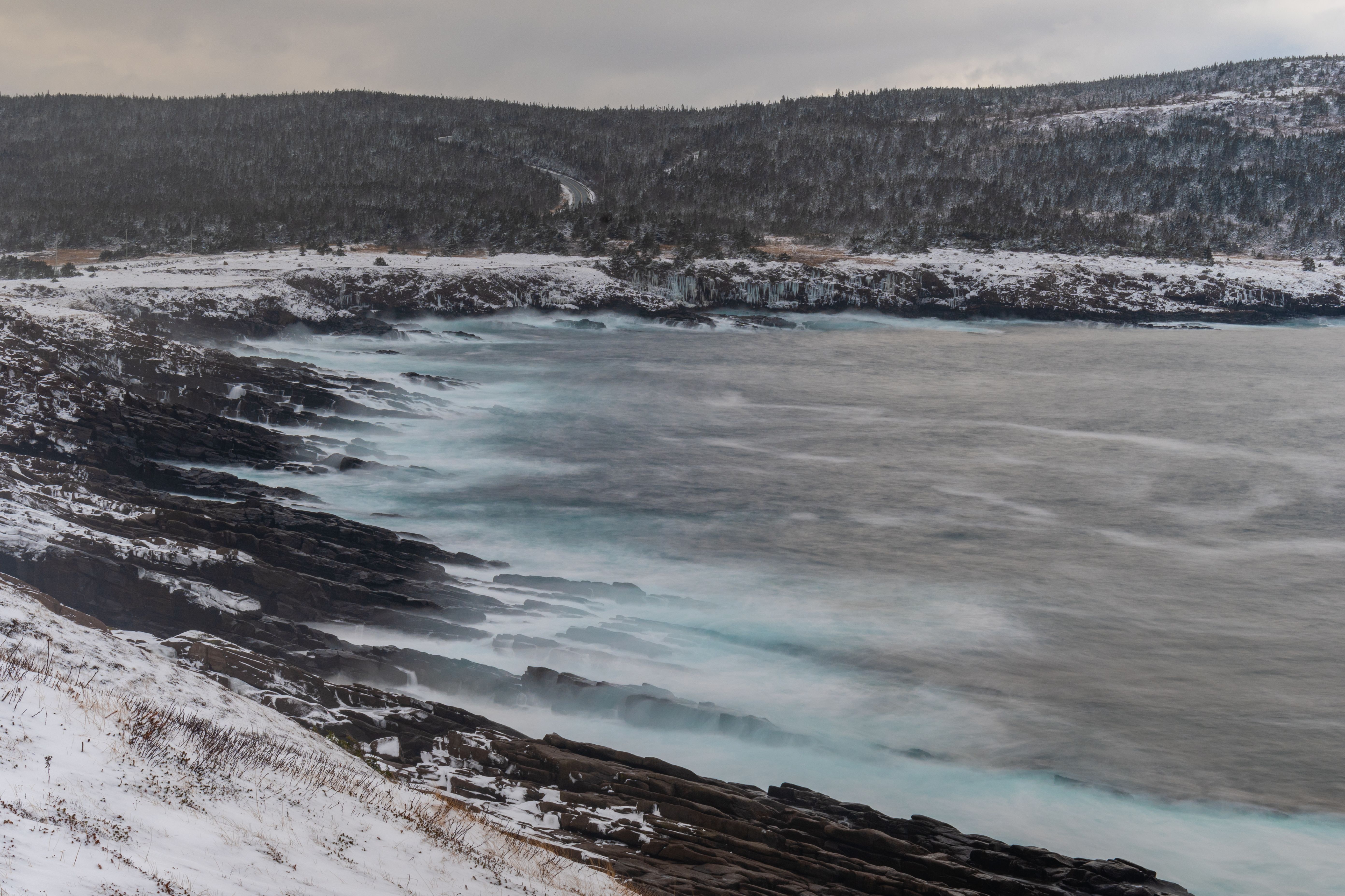 Snow around Sea Coast in Winter · Free Stock Photo
