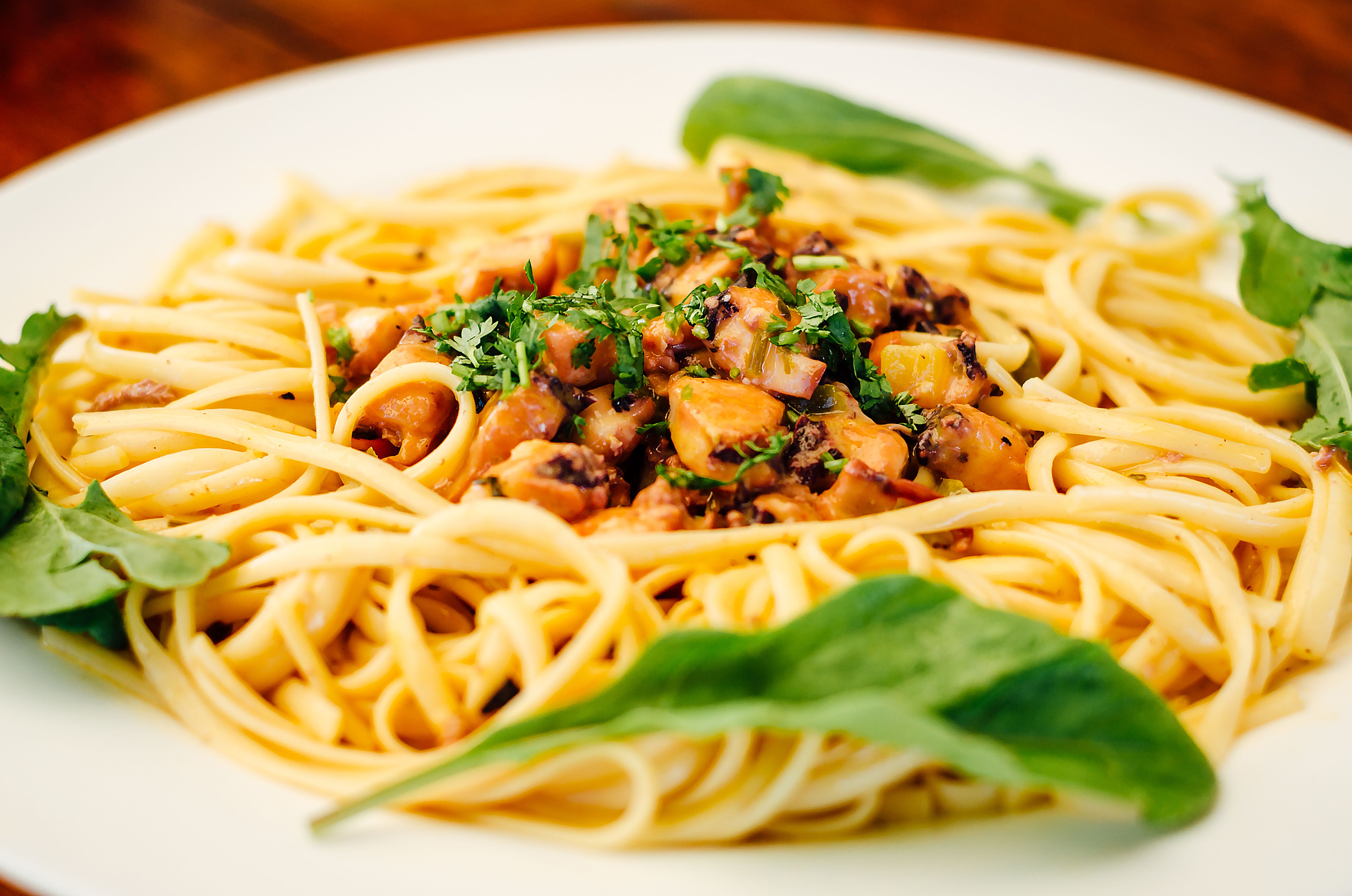Close-up of a Spaghetti Pasta Dish · Free Stock Photo