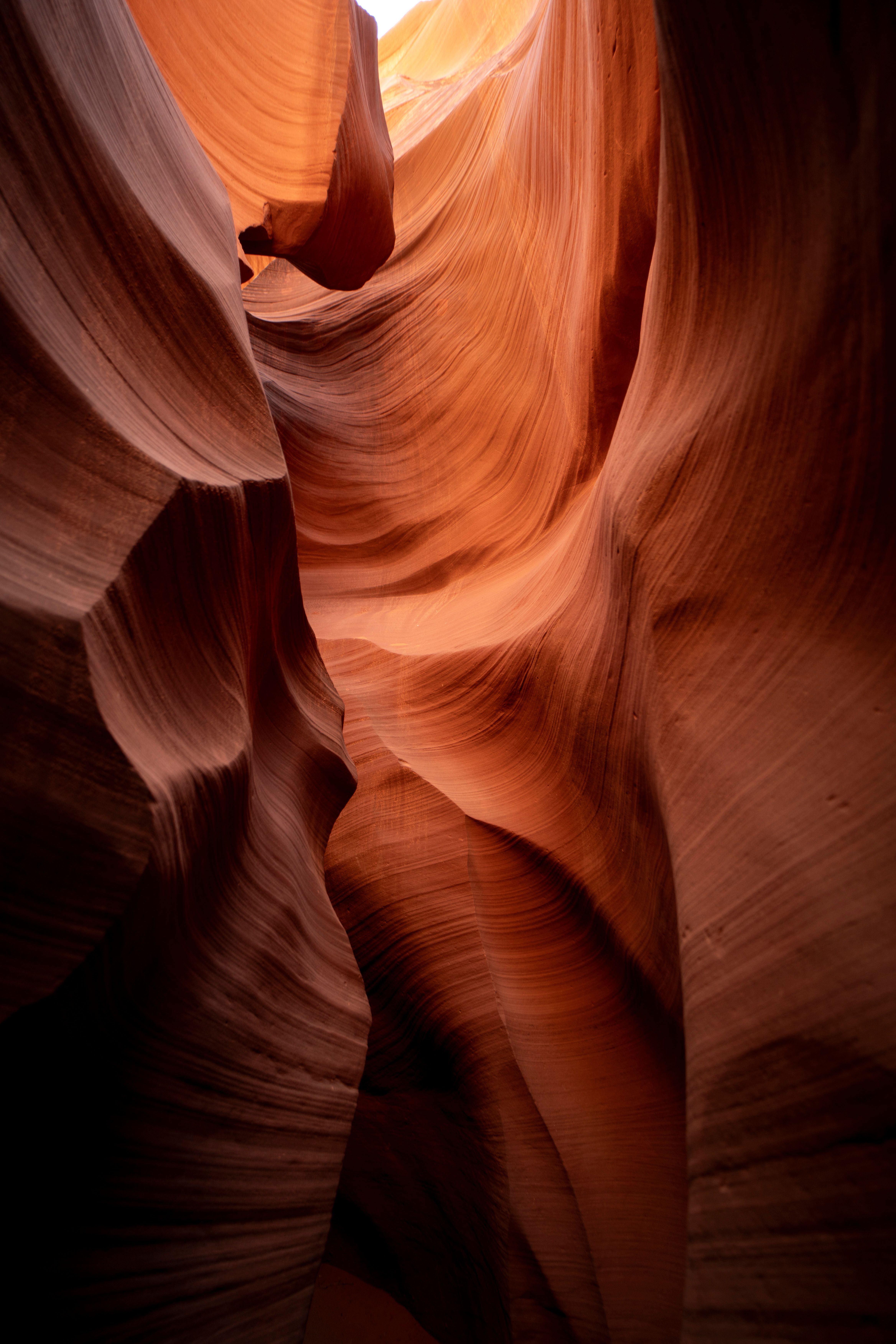 Antelope Canyon and Blue Sky, Page, Arizona · Free Stock Photo