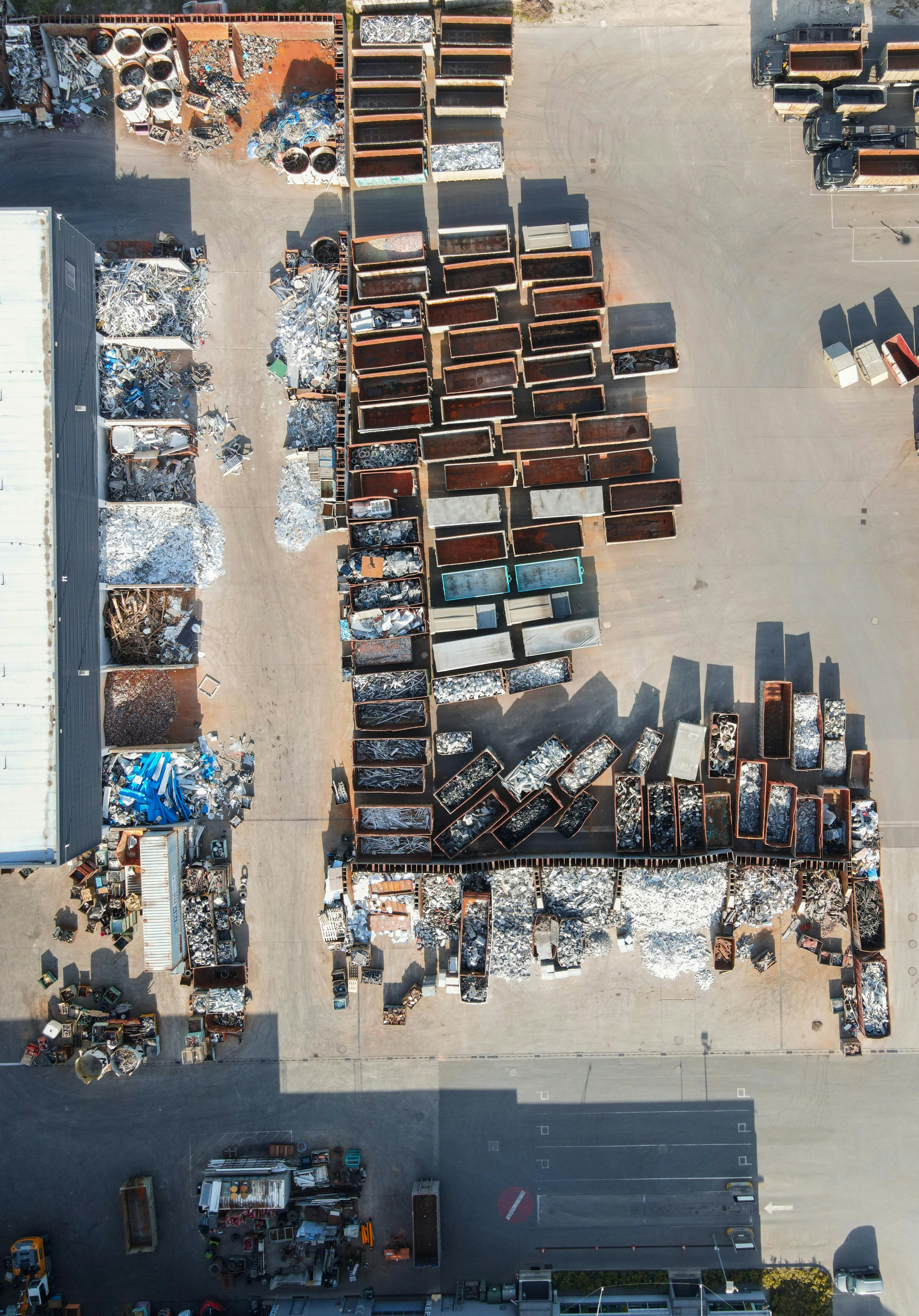 Birds Eye View of Garbage Dump · Free Stock Photo