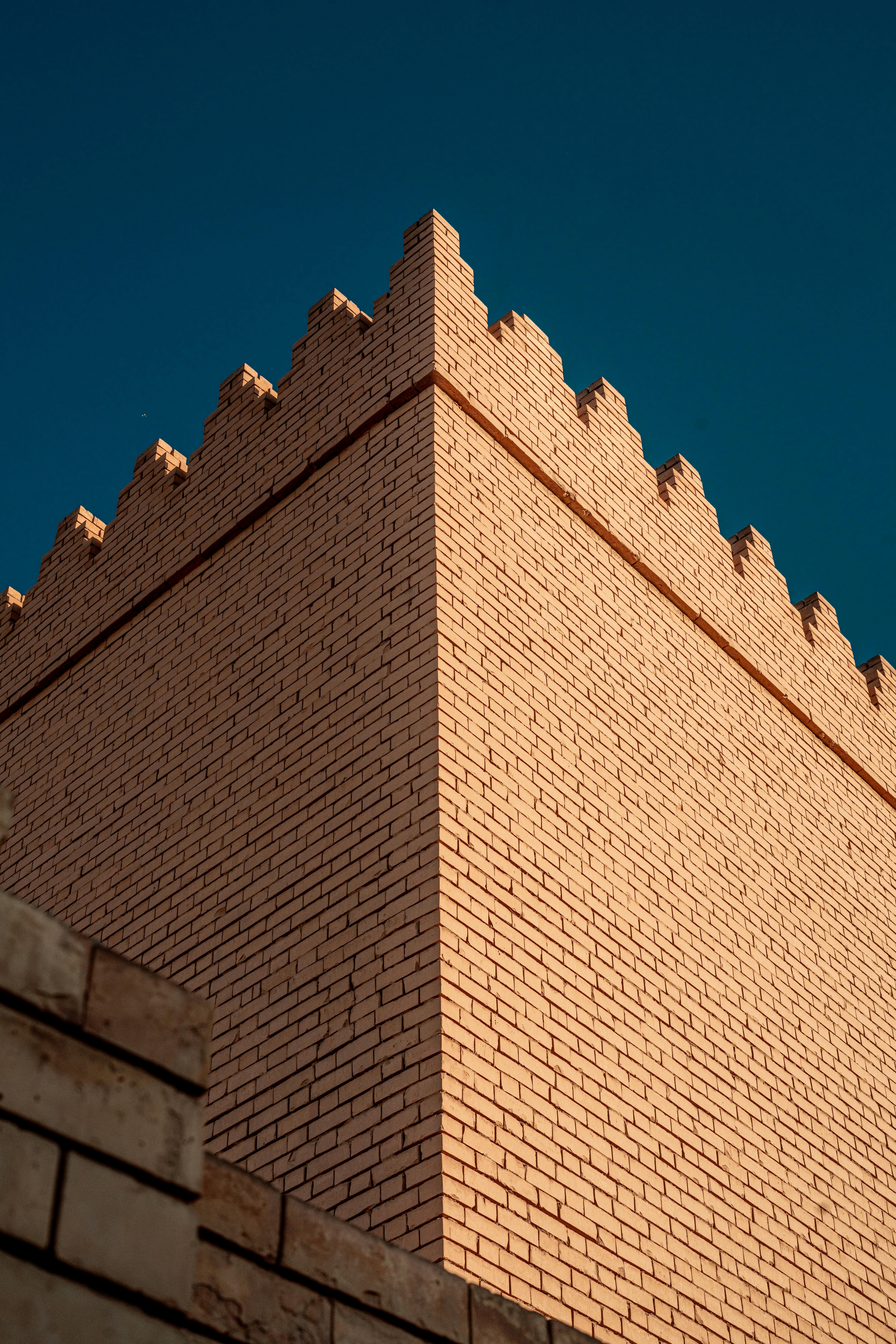Brick Wall of Babylon Palace · Free Stock Photo