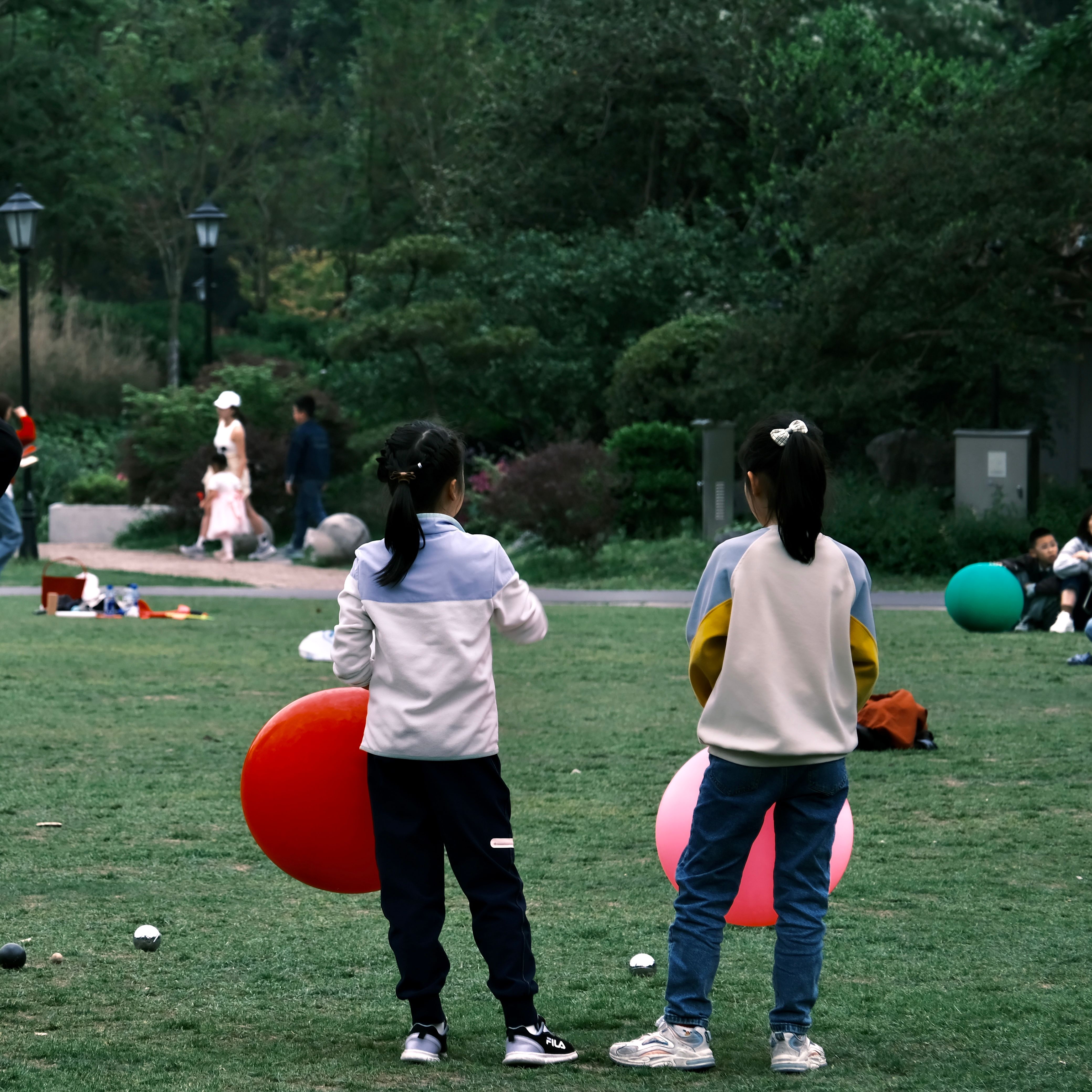 Two Girls in a Park · Free Stock Photo