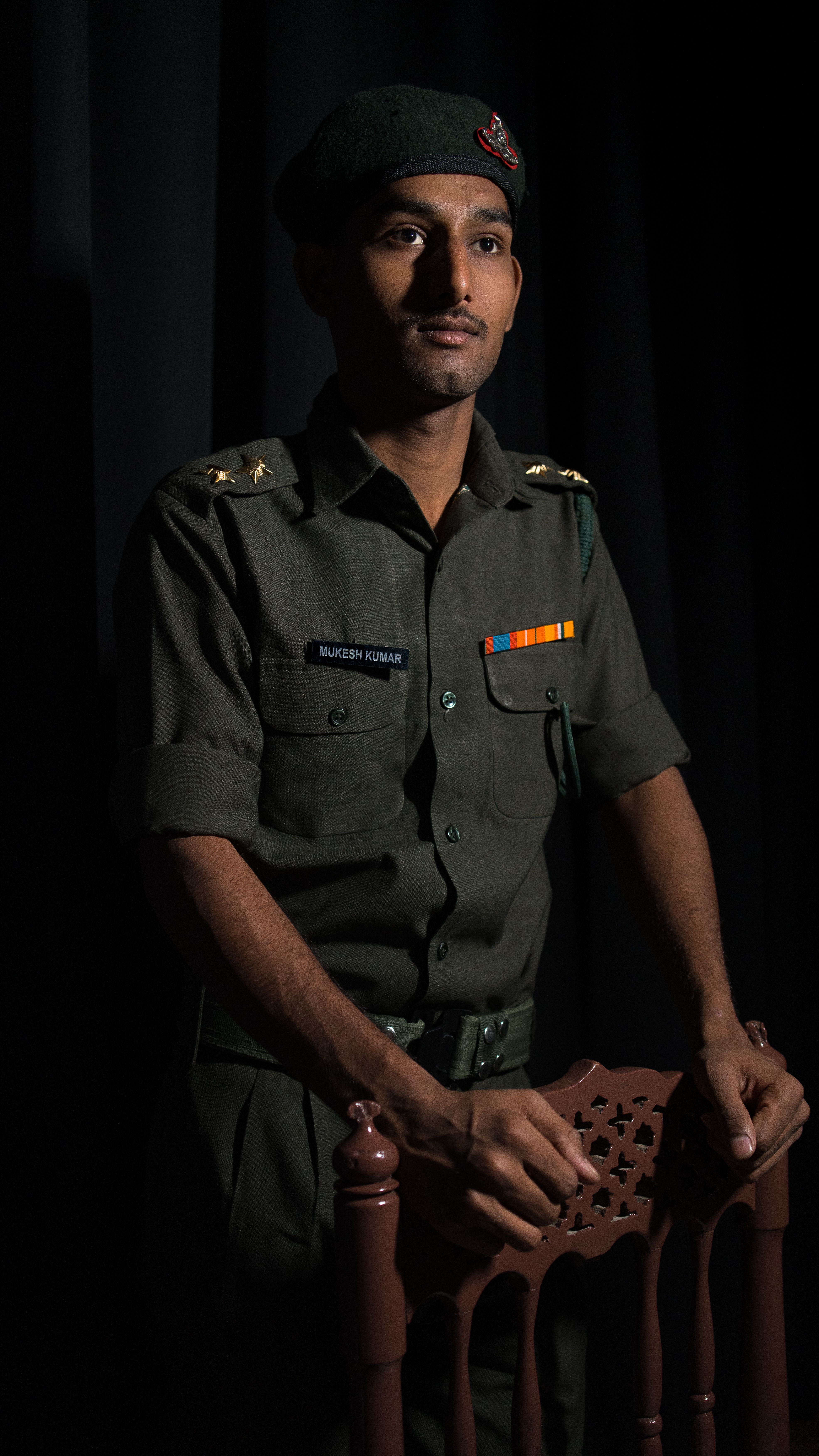 Full Body Photo of Soldier in a Studio · Free Stock Photo