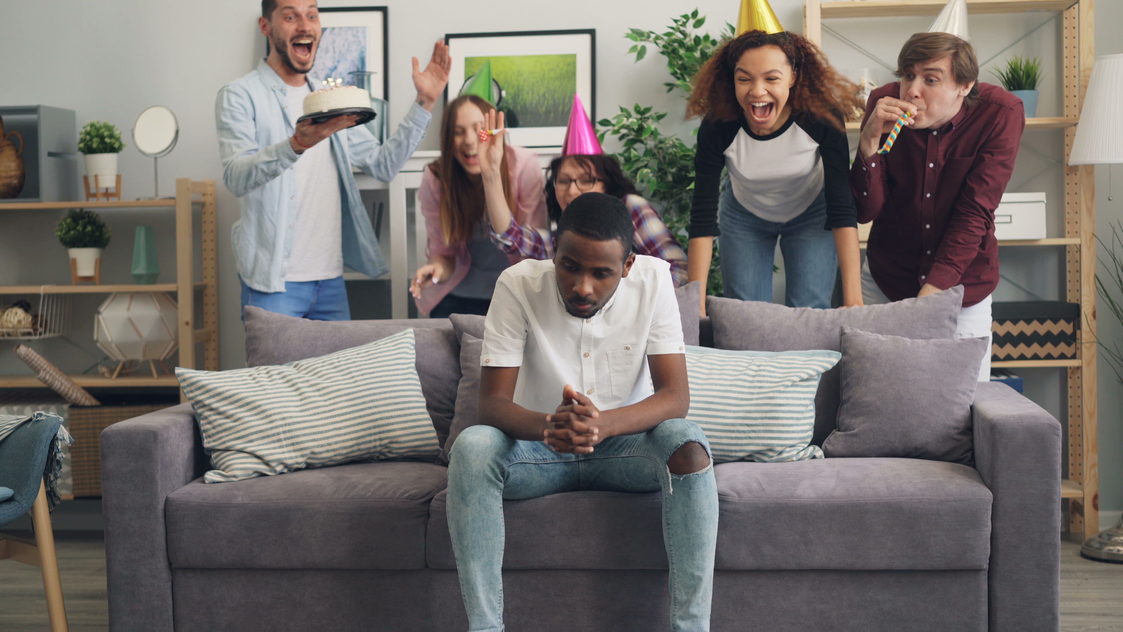 A group of people celebrating a birthday party · Free Stock Photo