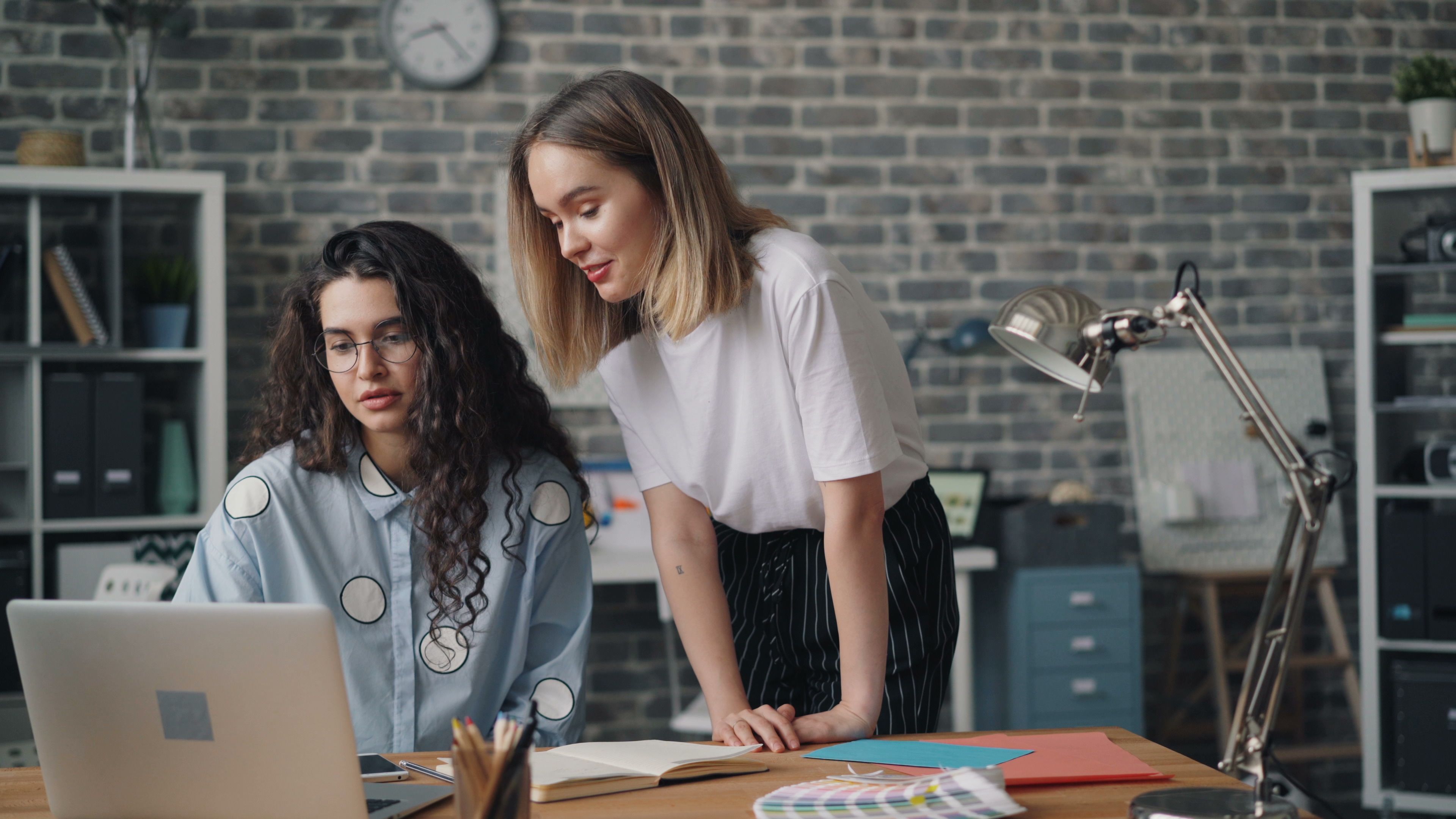 Women Looking at Computer · Free Stock Photo