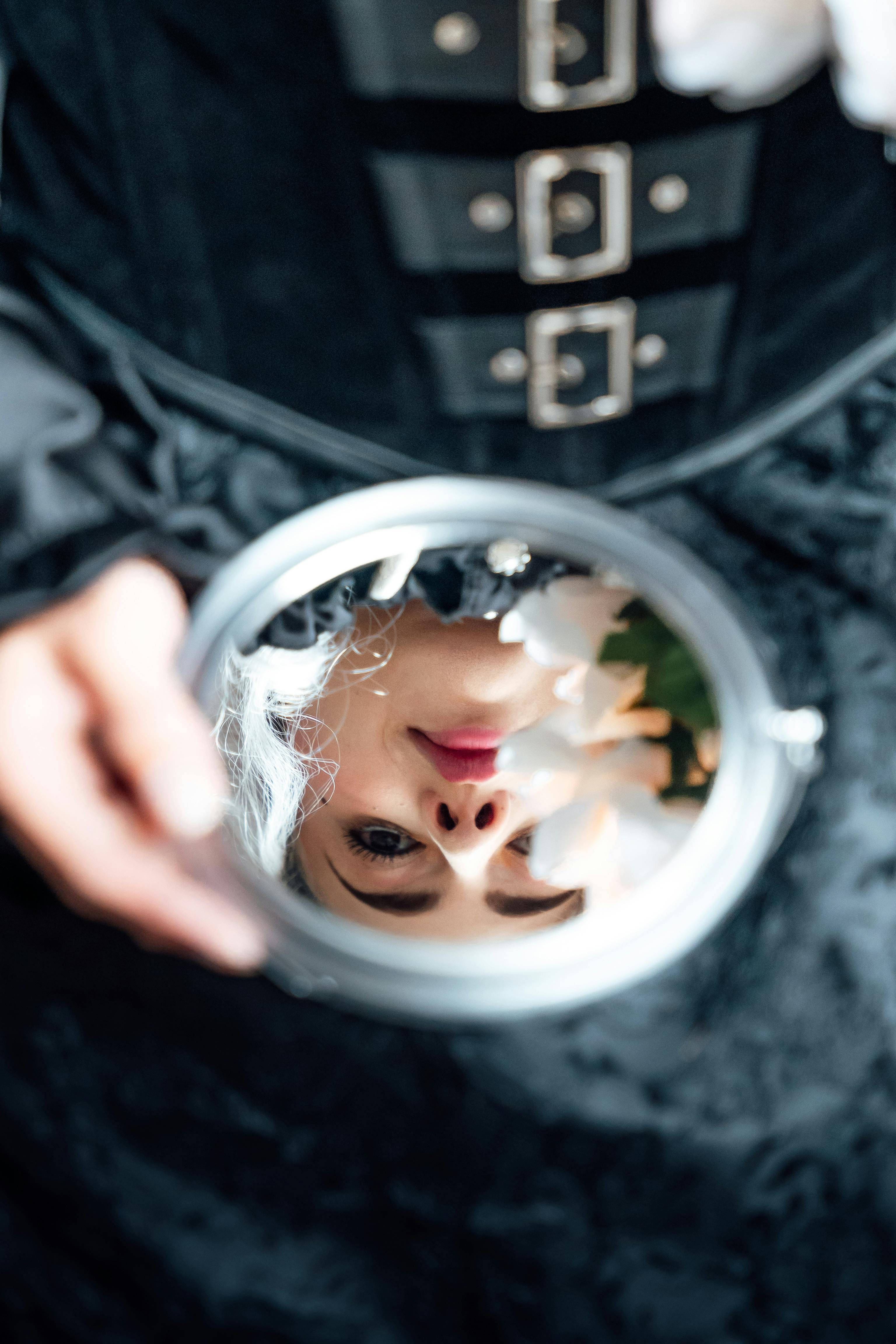 Mirror Reflection of Face · Free Stock Photo