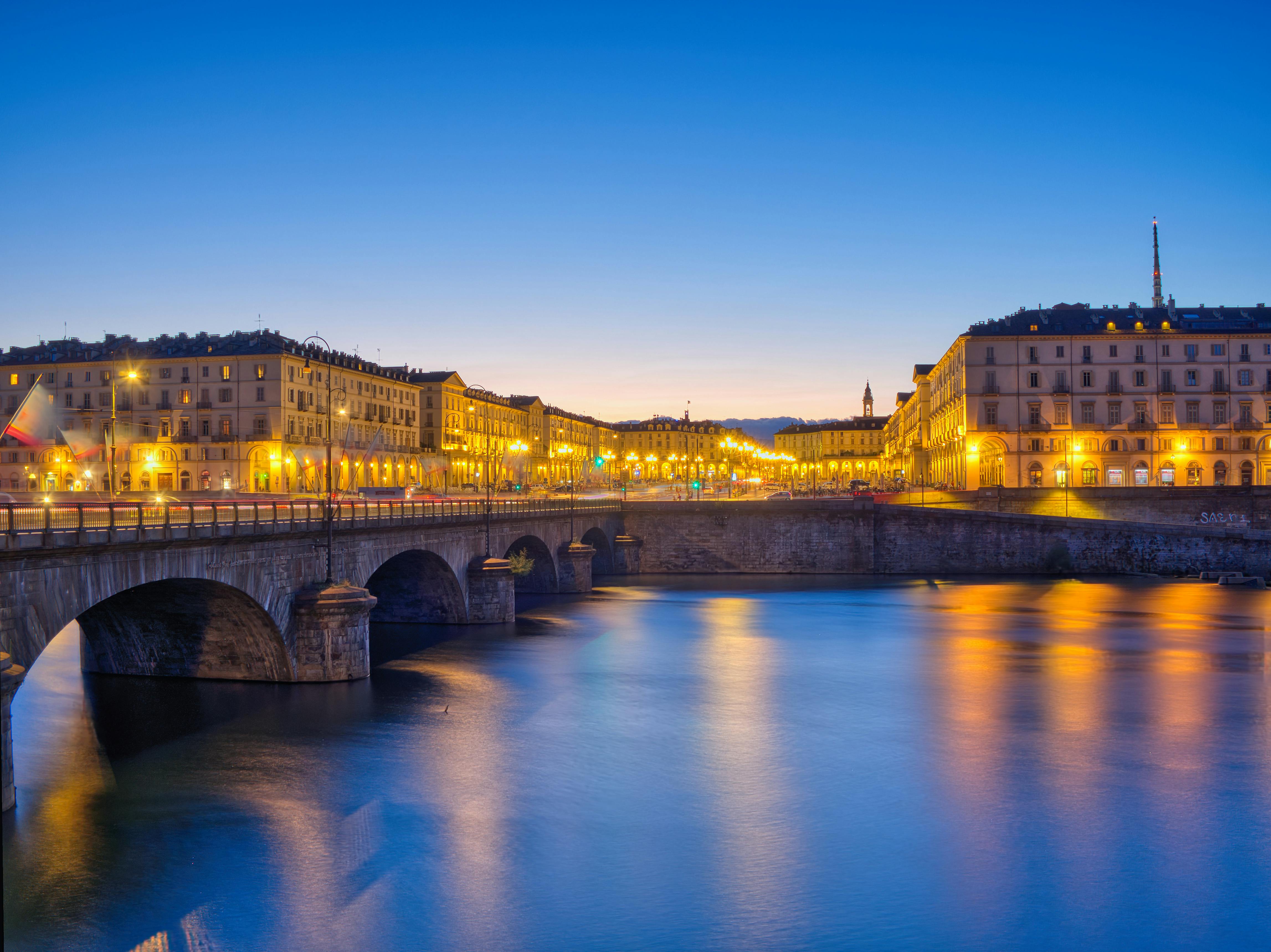 Brightly Lit Bridge at Night · Free Stock Photo