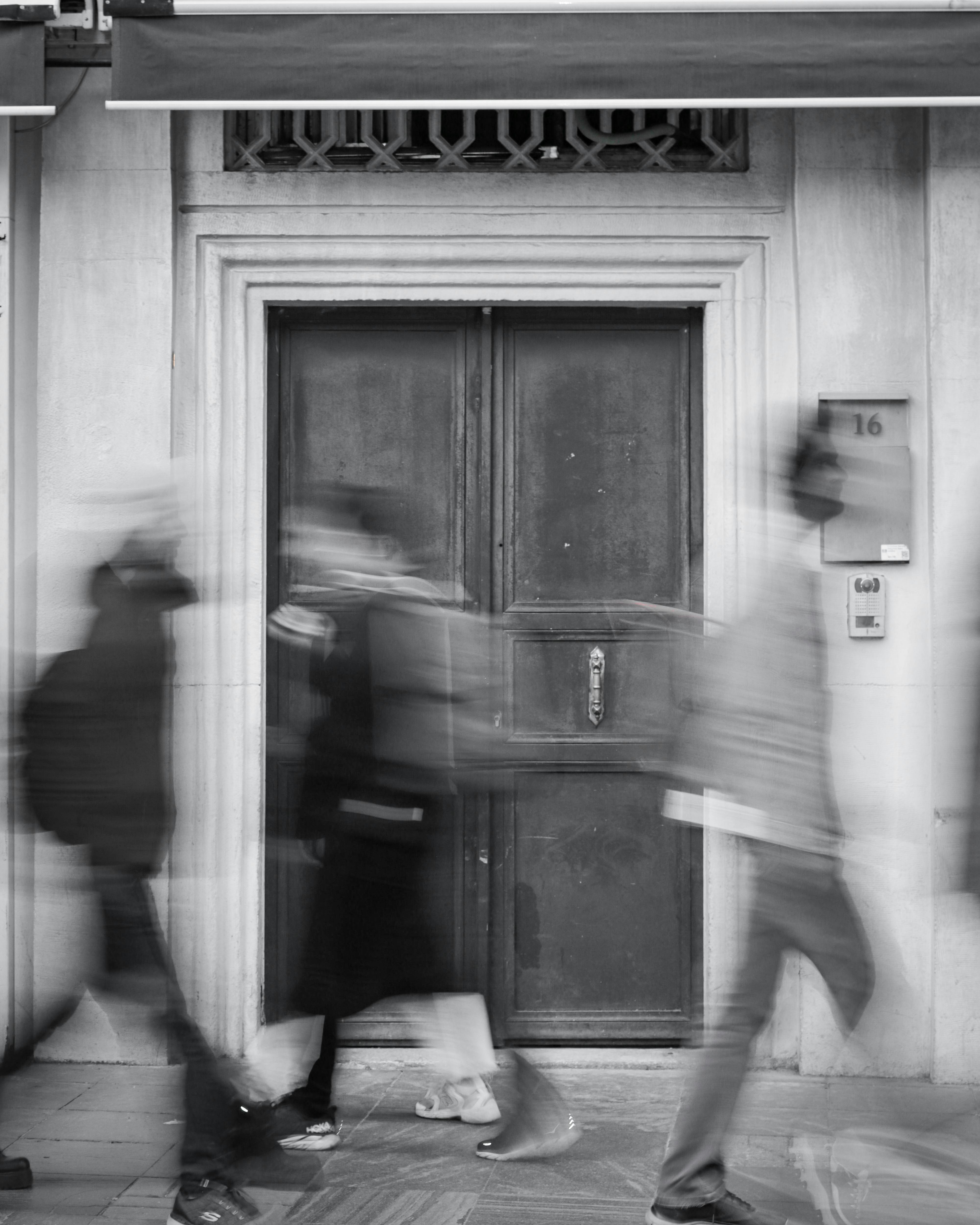 Crowd Walking Through Door Photos, Download The BEST Free Crowd Walking ...