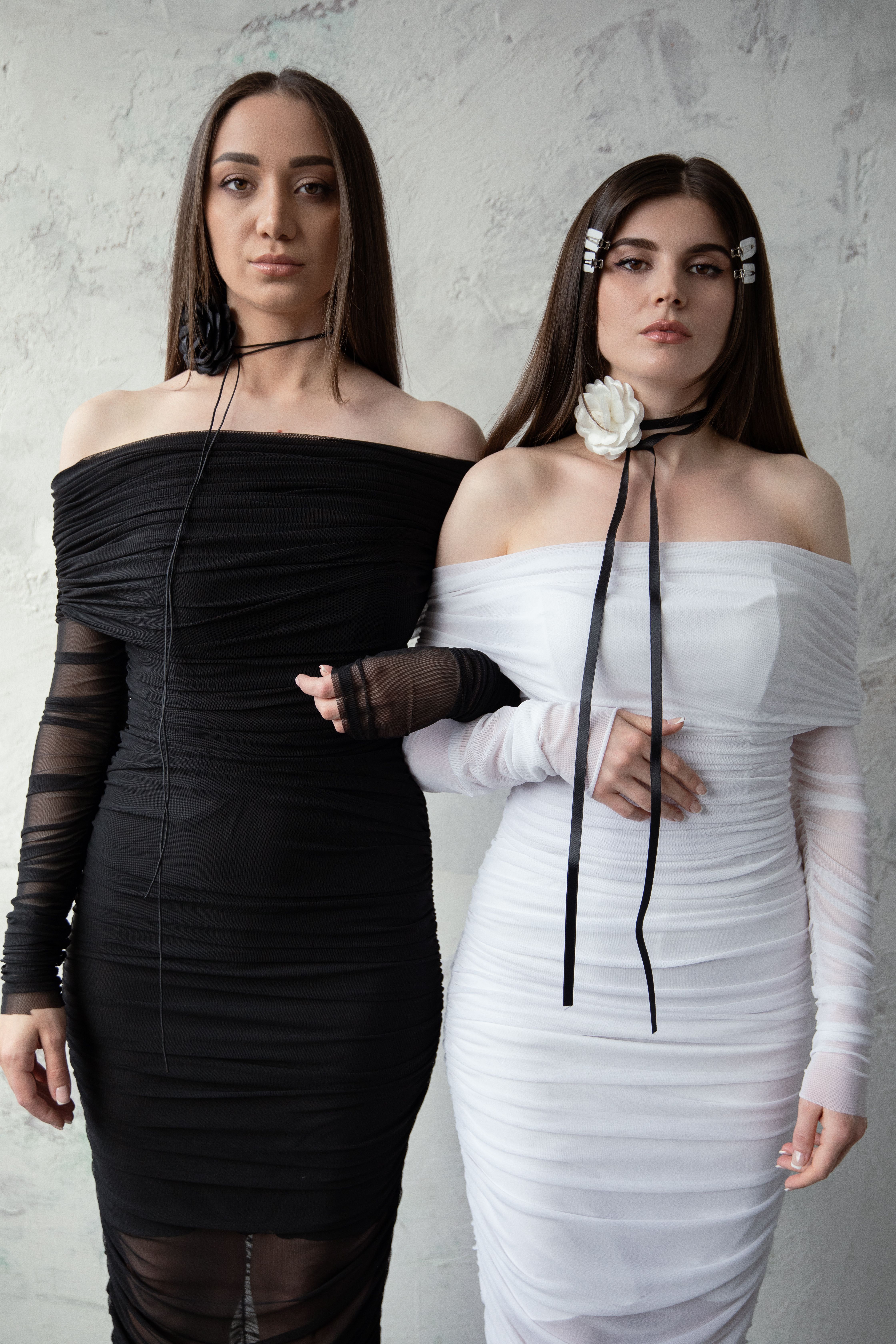 Two Women in Different Colored Dresses · Free Stock Photo
