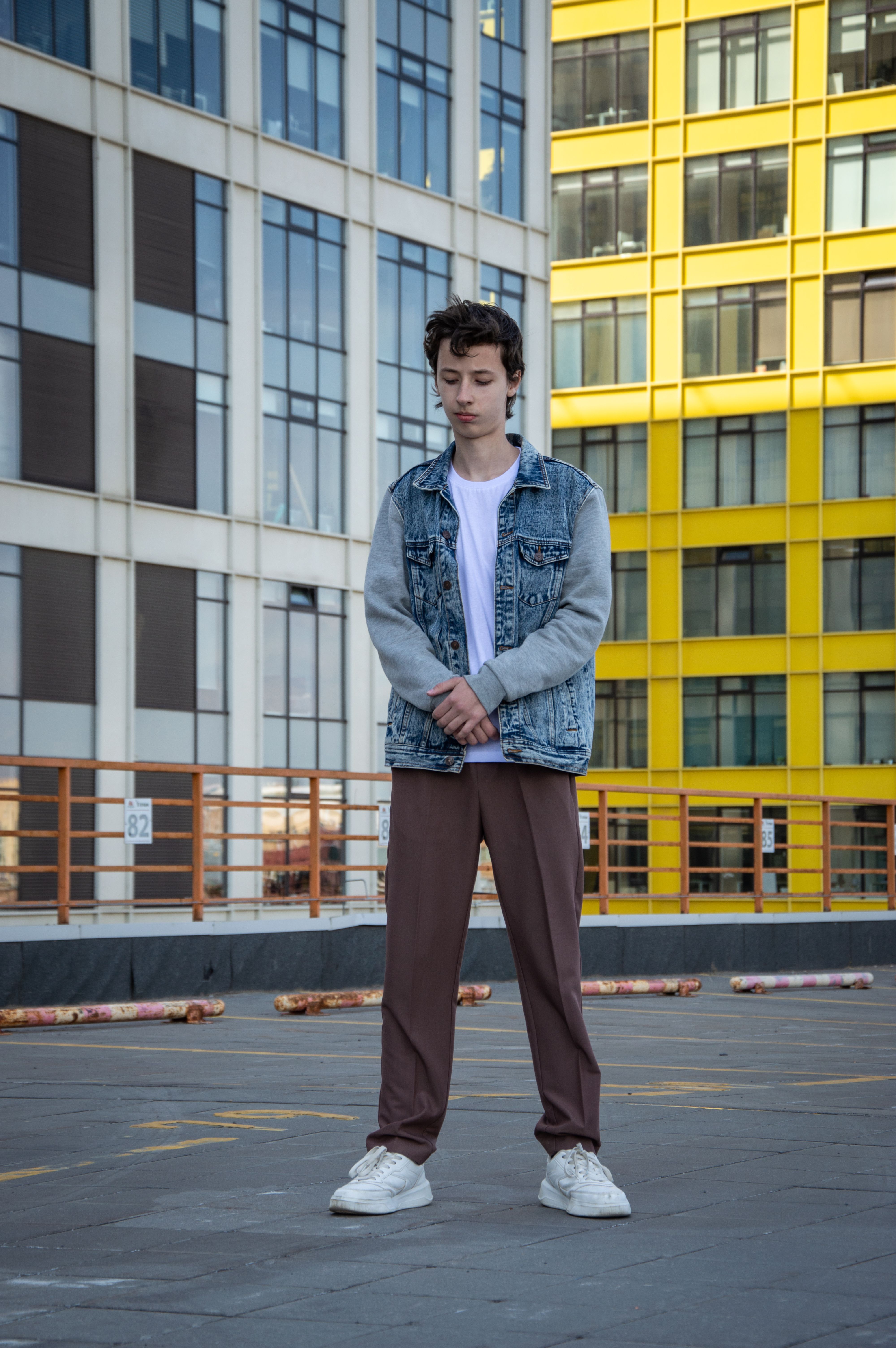 Young Man in Denim Jacket · Free Stock Photo