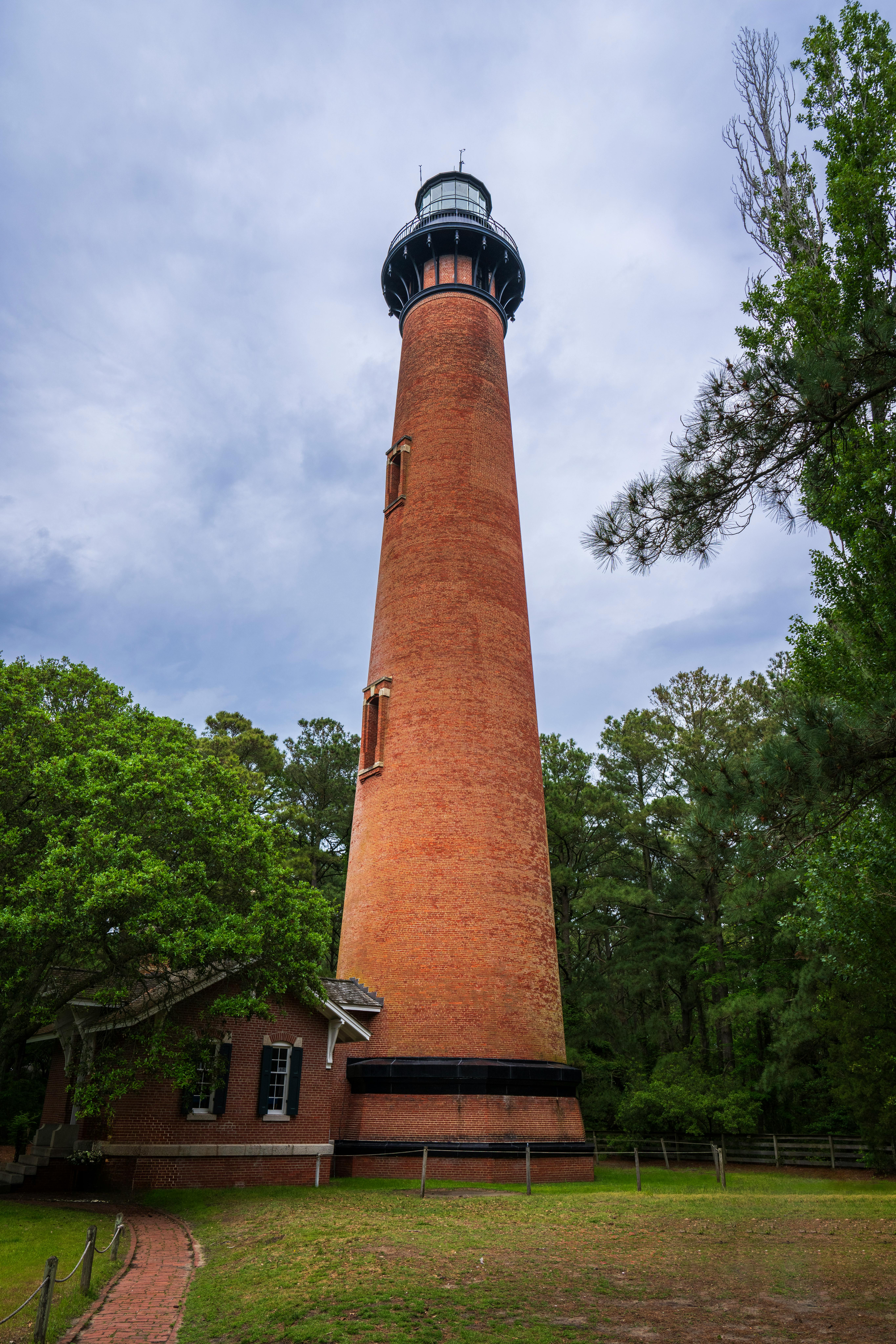 Currituck Beach Light a Brick Lighthouse in Corolla North Carolina ...